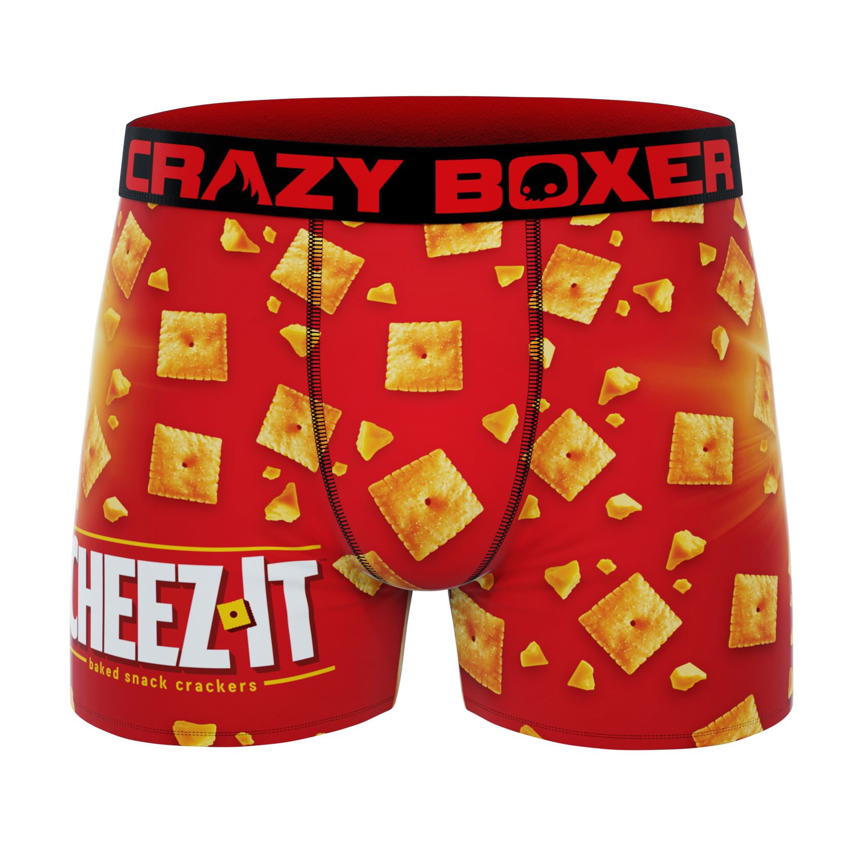 CRAZYBOXER Cheez-It Extra Cheese Men's Boxer Briefs - Walmart.com