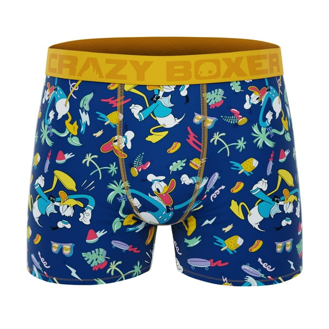 CRAZYBOXER Disney Donald Duck Men's Boxer Briefs - Walmart.com