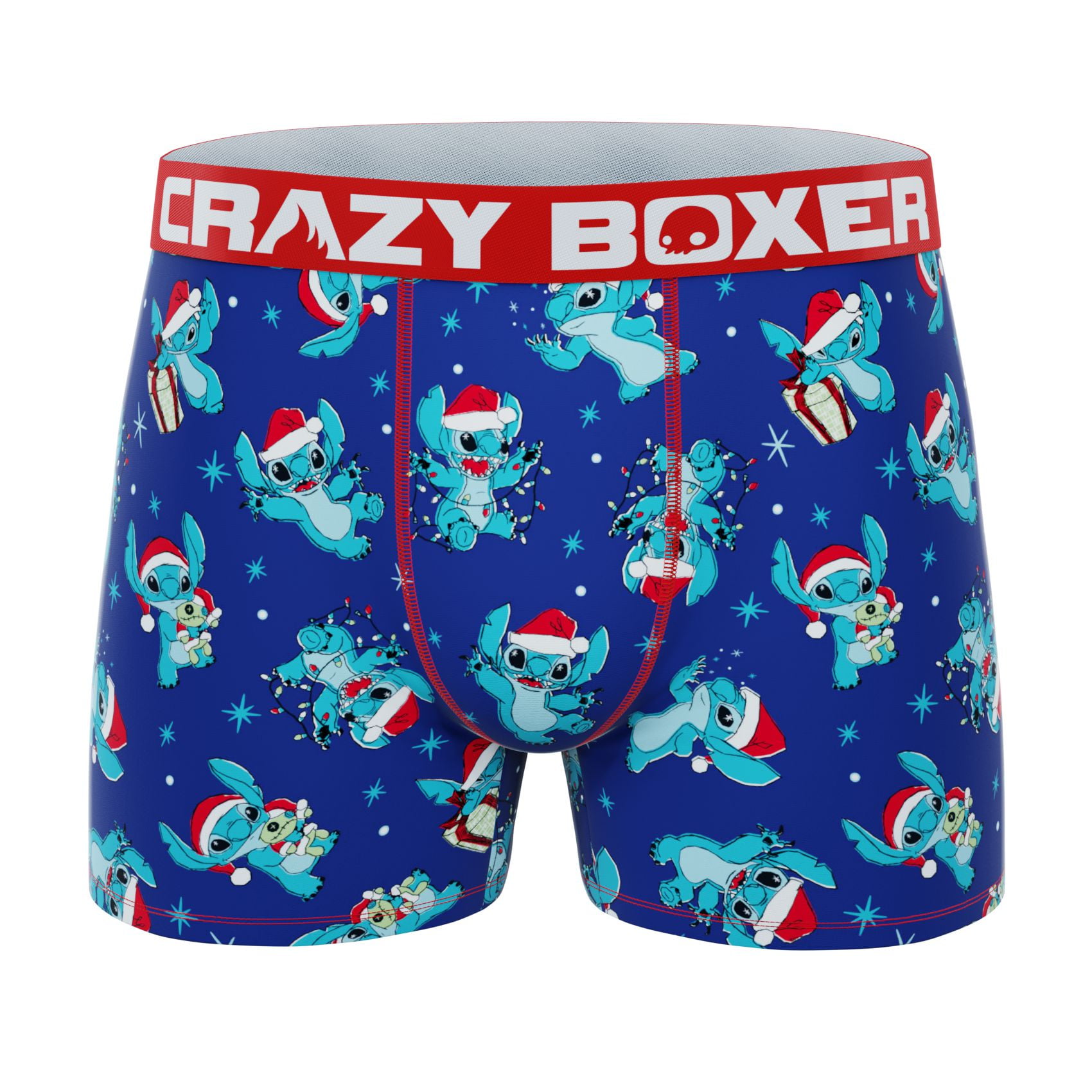 CRAZYBOXER Disney Lilo and Stitch Xmas Stitch Men's Boxer Briefs ...