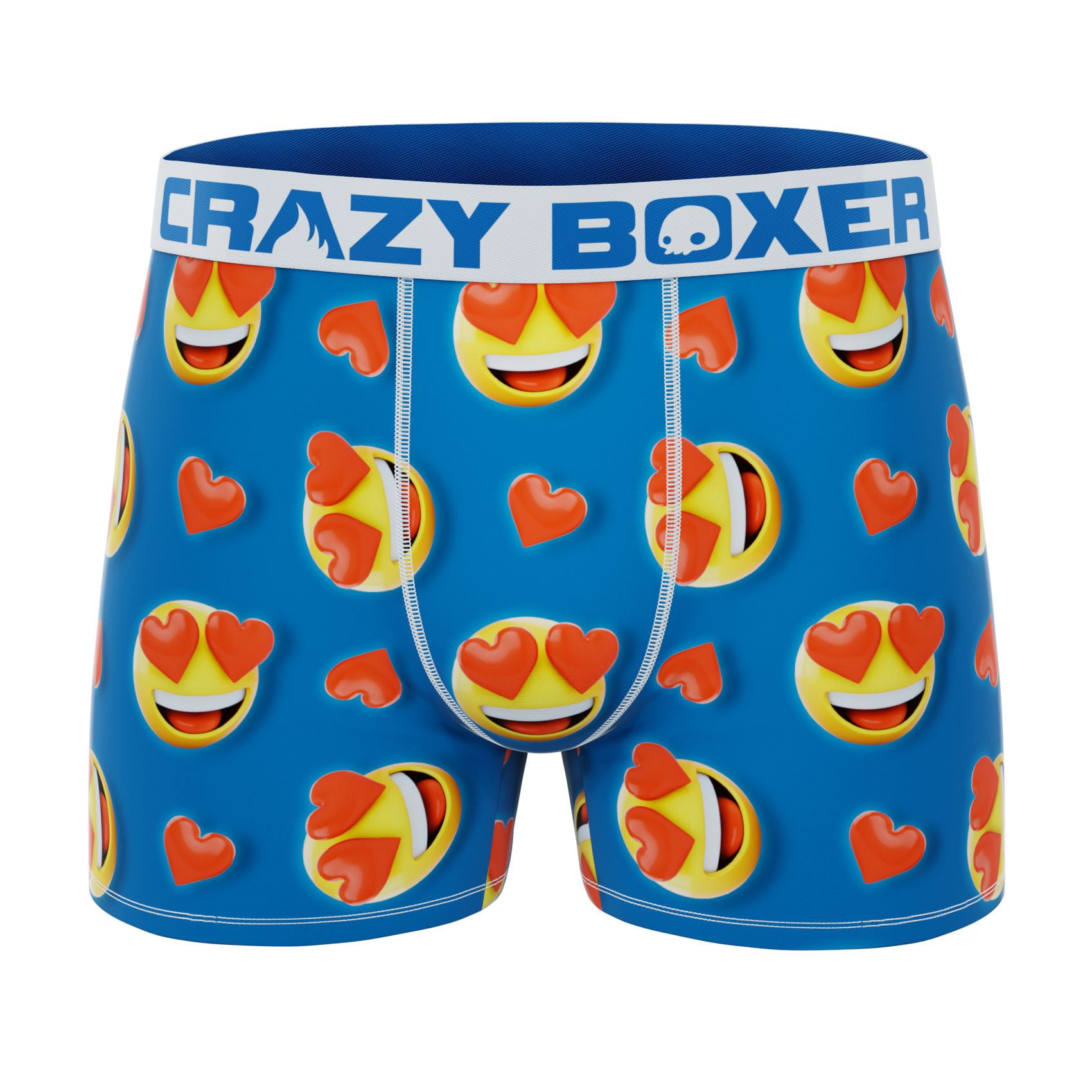 CRAZYBOXER Emoji Love Men's Boxer Briefs - Walmart.com