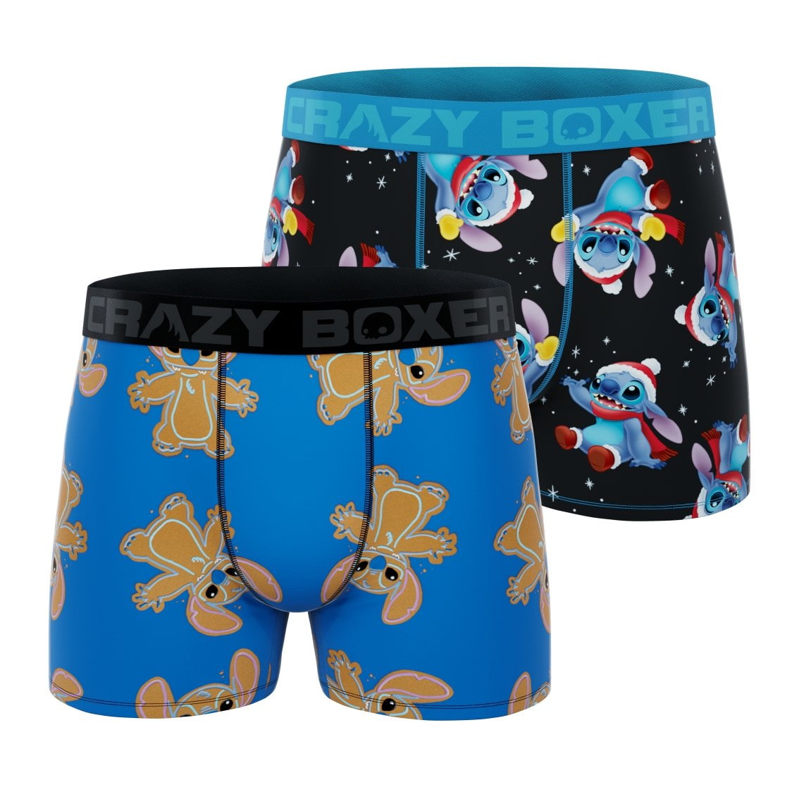 CRAZYBOXER LILO AND STICH XMAS Men's Boxer Briefs (2 pack) - Walmart.com