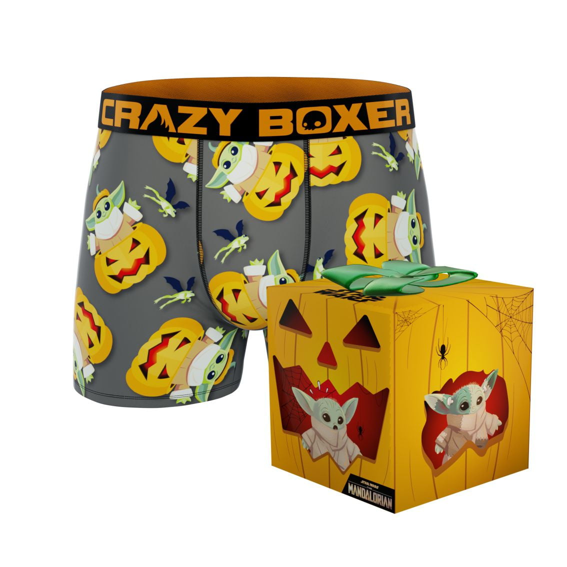 CRAZYBOXER Men's Mandalorian (Creative) Halloween Boxer Briefs ...