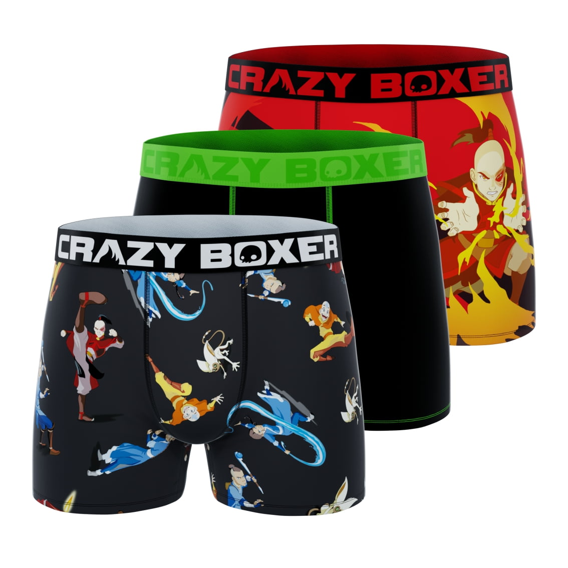 CRAZYBOXER Men's Underwear Avatar Stretch Lightweight Boxer Brief ...