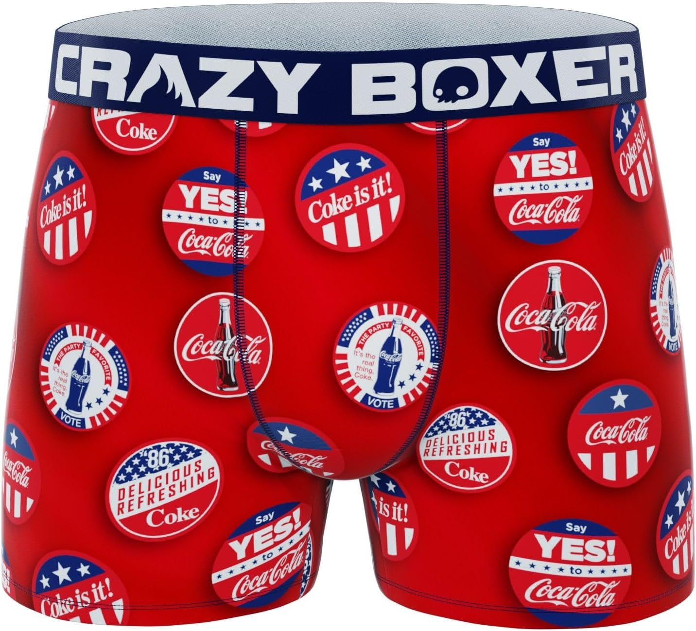 CRAZYBOXER Men's Underwear Coca Cola Freedom of movement Stretch Boxer ...