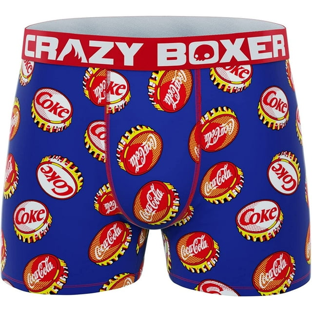 CRAZYBOXER Men's Underwear Coca Cola Resistant Perfect fit Boxer Brief ...