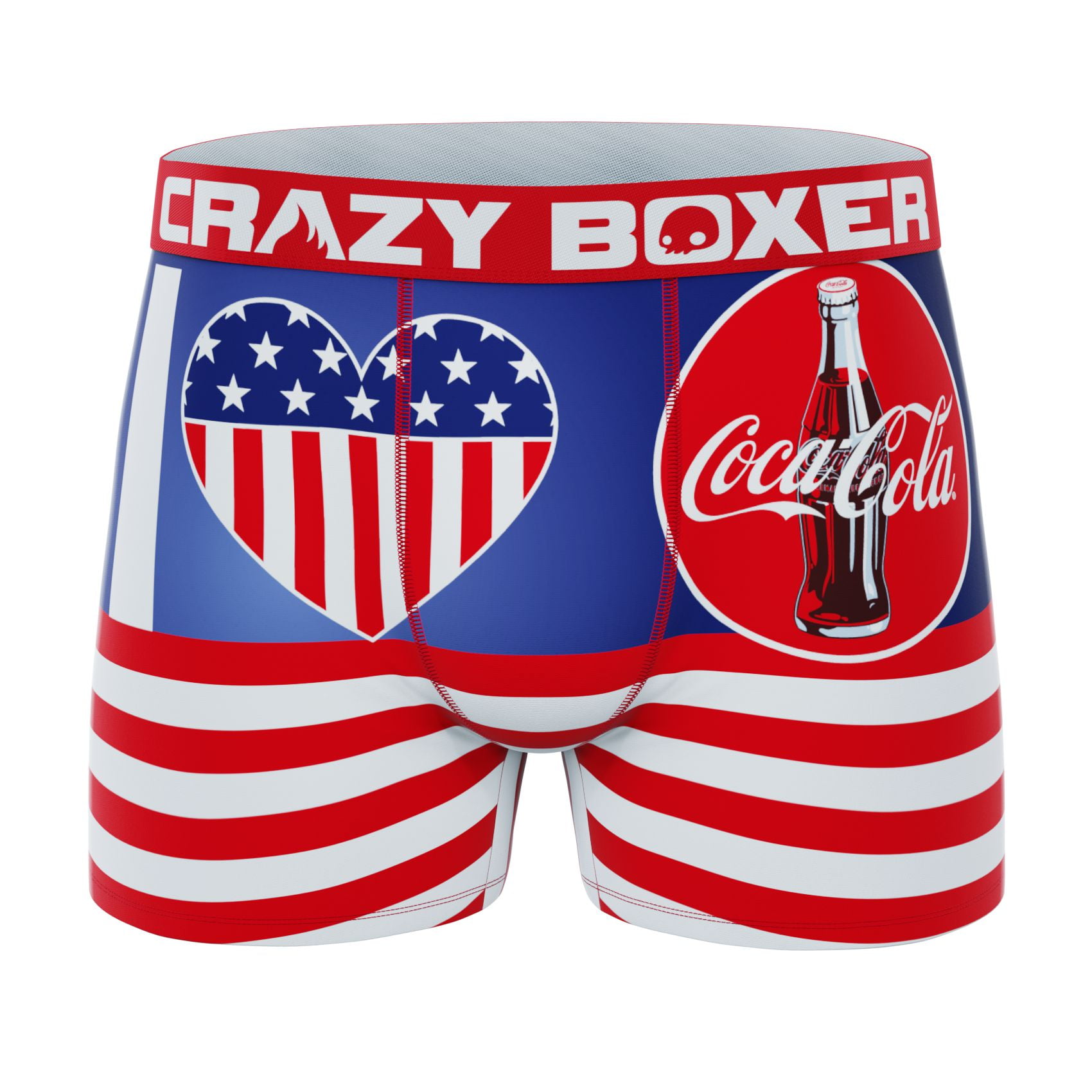 CRAZYBOXER Men's Underwear Coca Cola Resistant Stretch Boxer Brief ...