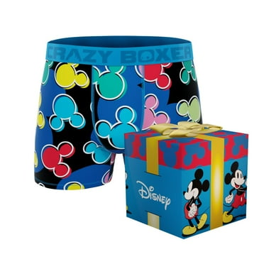 Crazy Boxer Disney Mickey Mouse, Men's Boxer Briefs, Novelty Gift Box ...