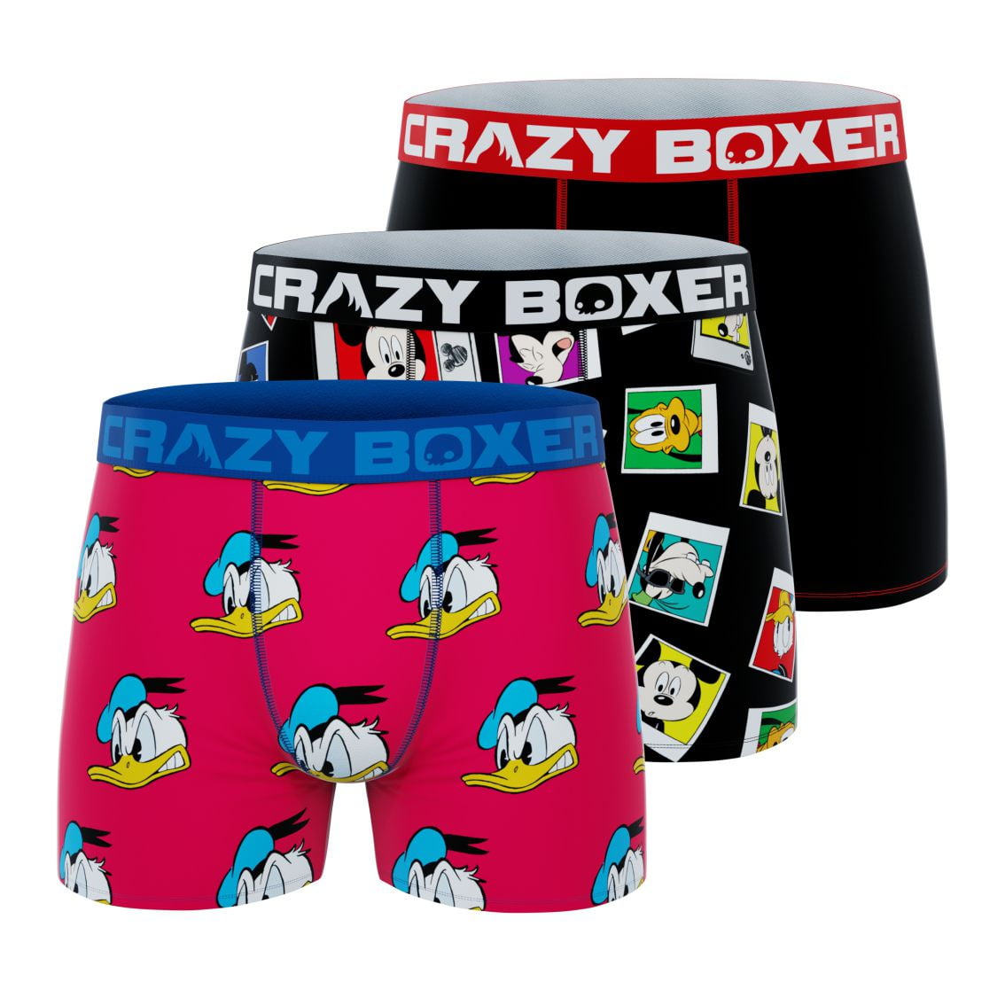 CRAZYBOXER Men's Underwear Disney Classic Comfortable Resistant Boxer ...