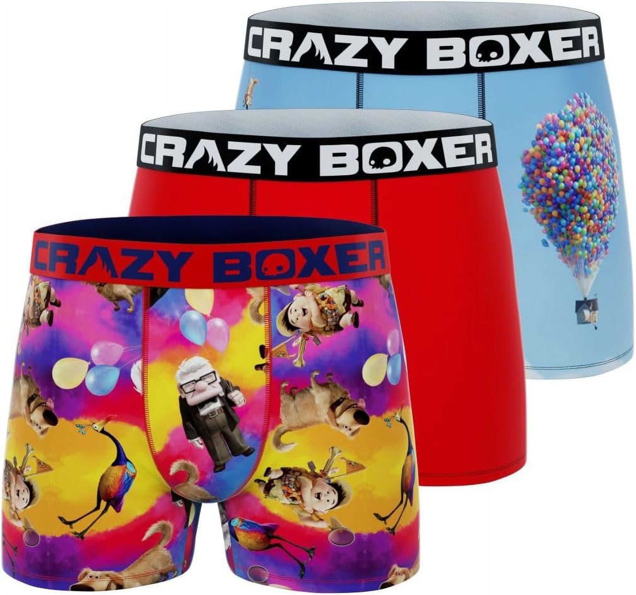 CRAZYBOXER Men's Underwear Disney Classic Lightweight Breathable Boxer ...