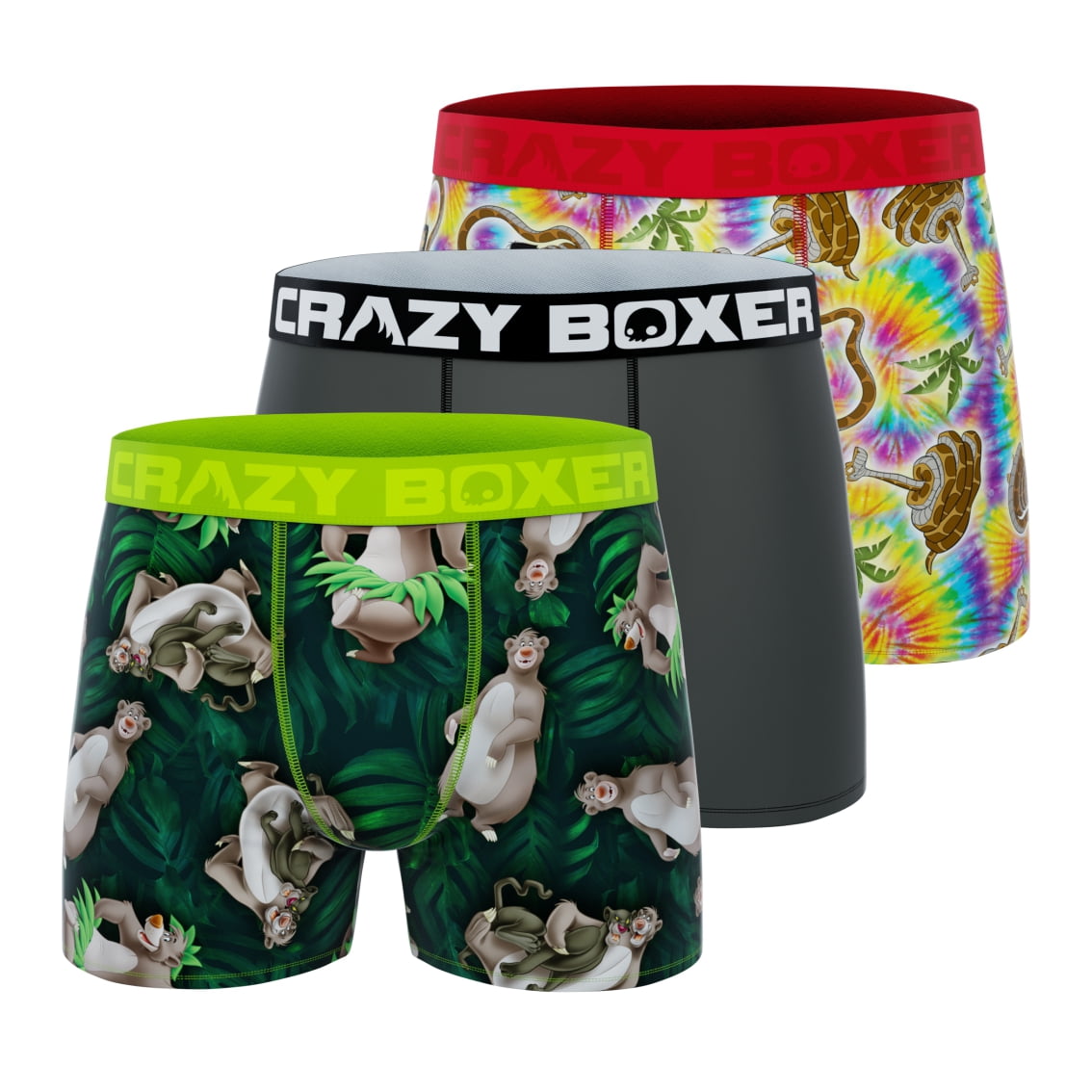 CRAZYBOXER Men's Underwear Disney Classic Lightweight Perfect fit Boxer ...