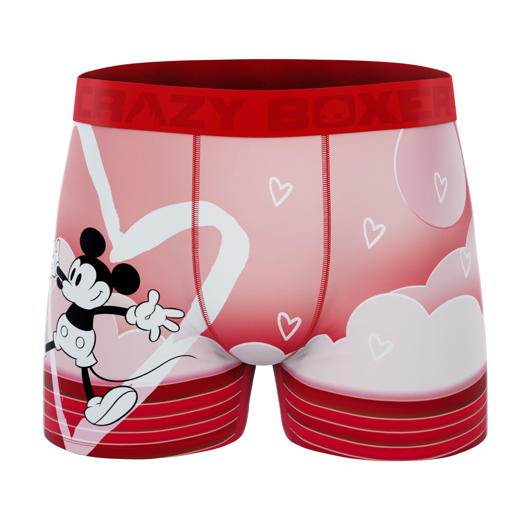 CRAZYBOXER Men's Disney Mickey Boxer Briefs, Comfortable Fit ...