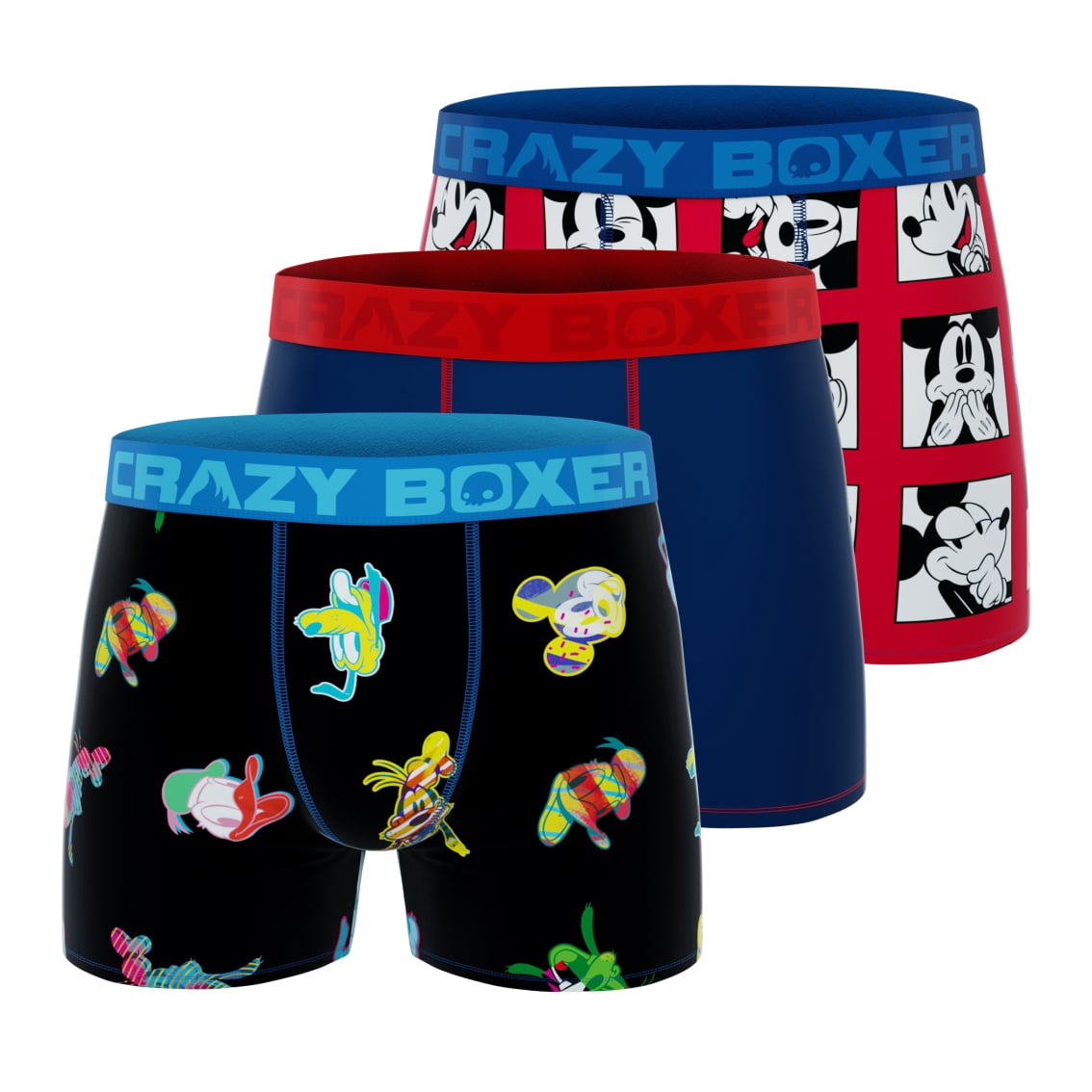 CRAZYBOXER Men's Underwear Disney Classic Original Distortion-free ...