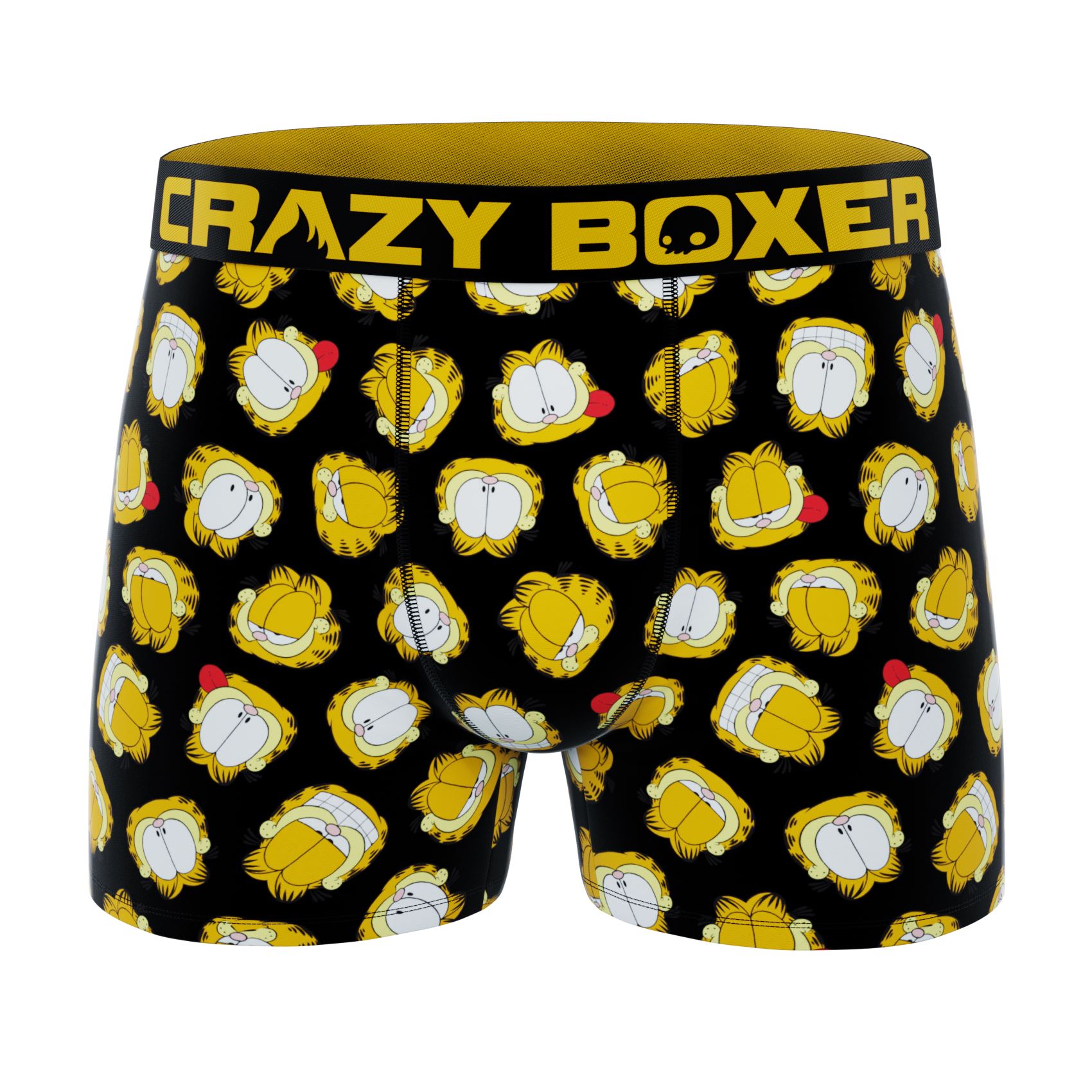 CRAZYBOXER Men's Underwear Garfield Distortion-free Perfect fit Boxer ...