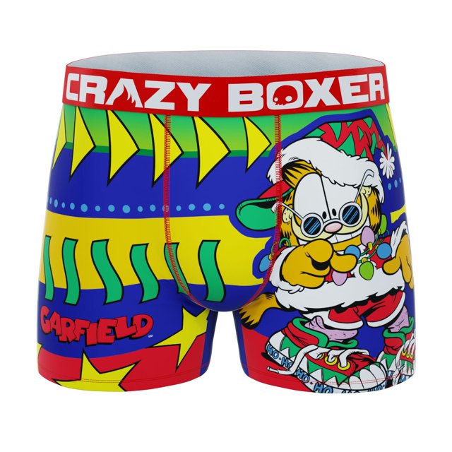 CRAZYBOXER Men's Underwear Garfield Distortion-free Resistant Boxer ...