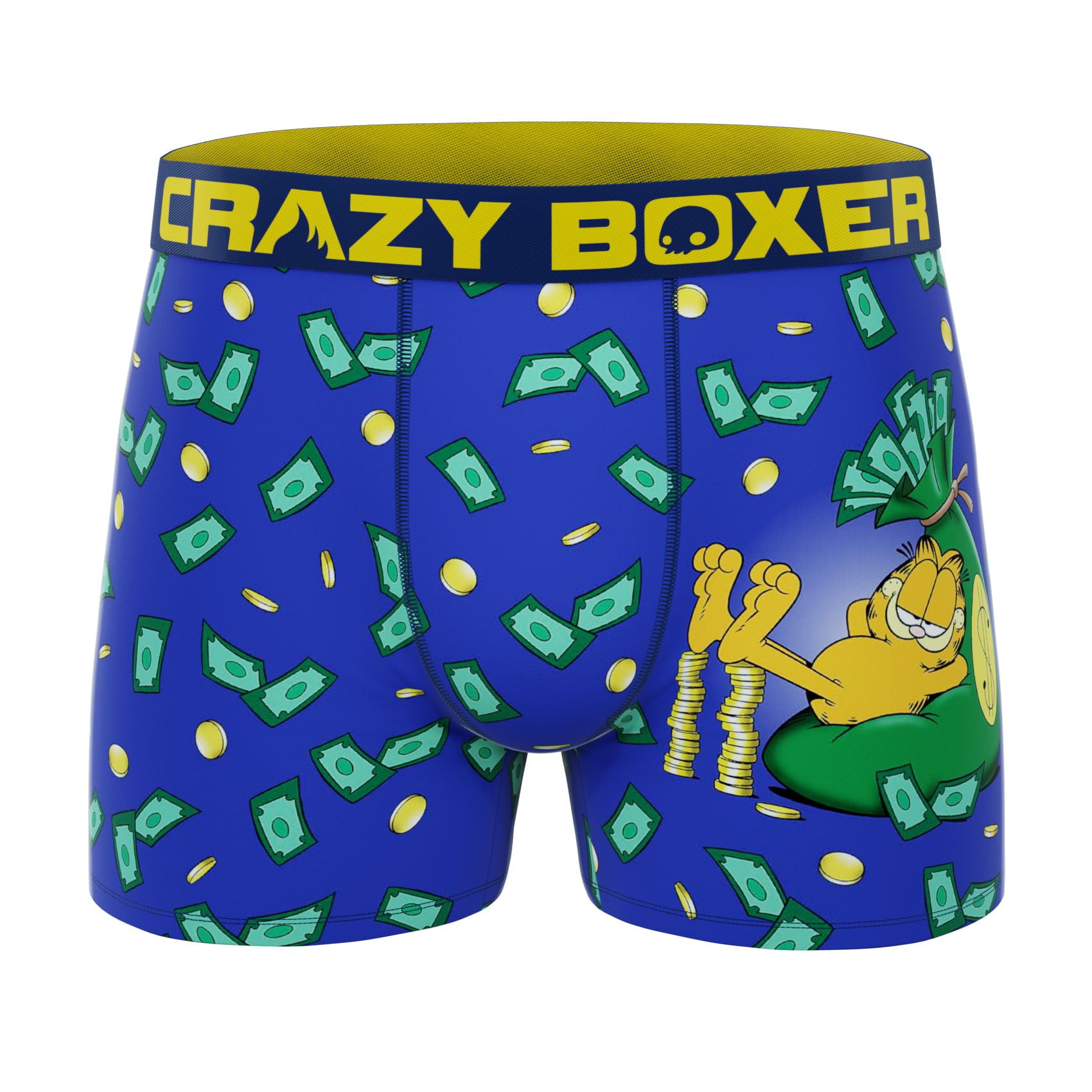CRAZYBOXER Men's Underwear Garfield Original Soft Boxer Brief Resistant ...