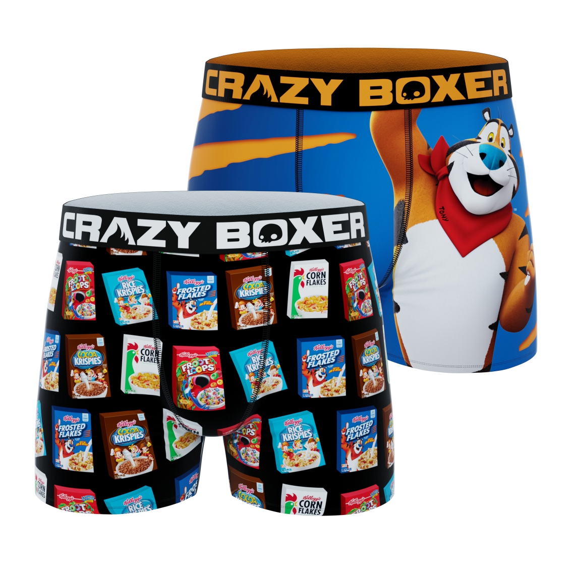 CRAZYBOXER Men's Underwear Kelloggs Non-slip waistband Breathable Boxer ...