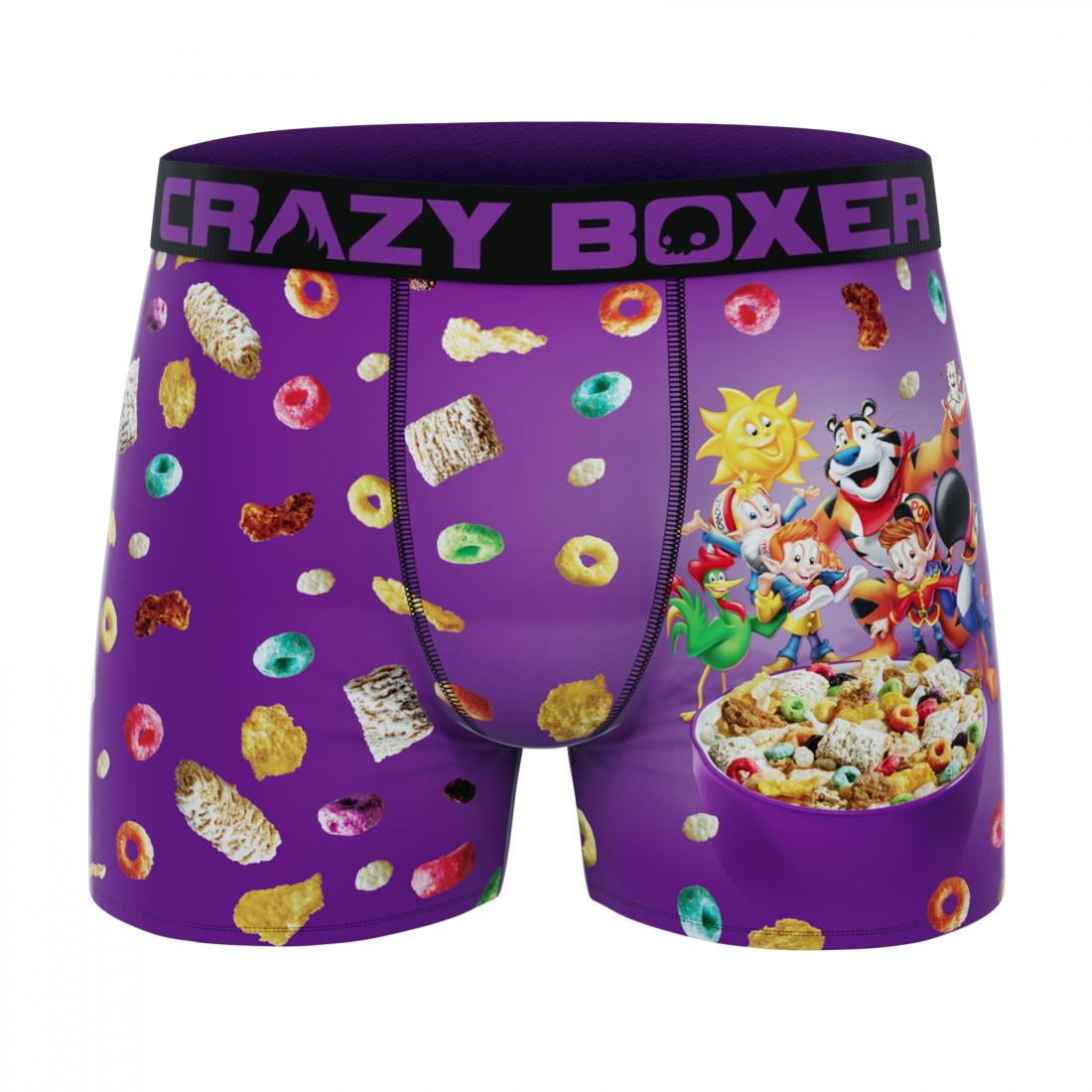 CRAZYBOXER Men's Underwear Kelloggs Resistant Lightweight Boxer Brief ...
