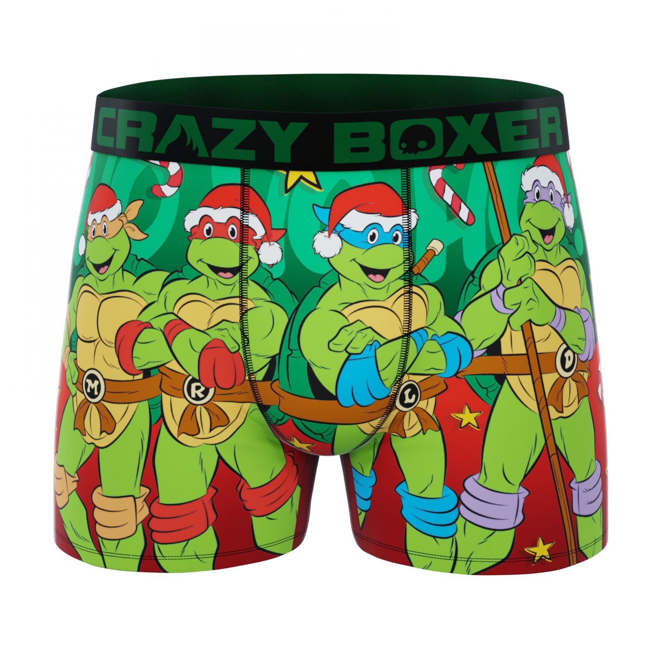 CRAZYBOXER Men's Underwear Ninja Turtles Non-slip waistband Breathable ...