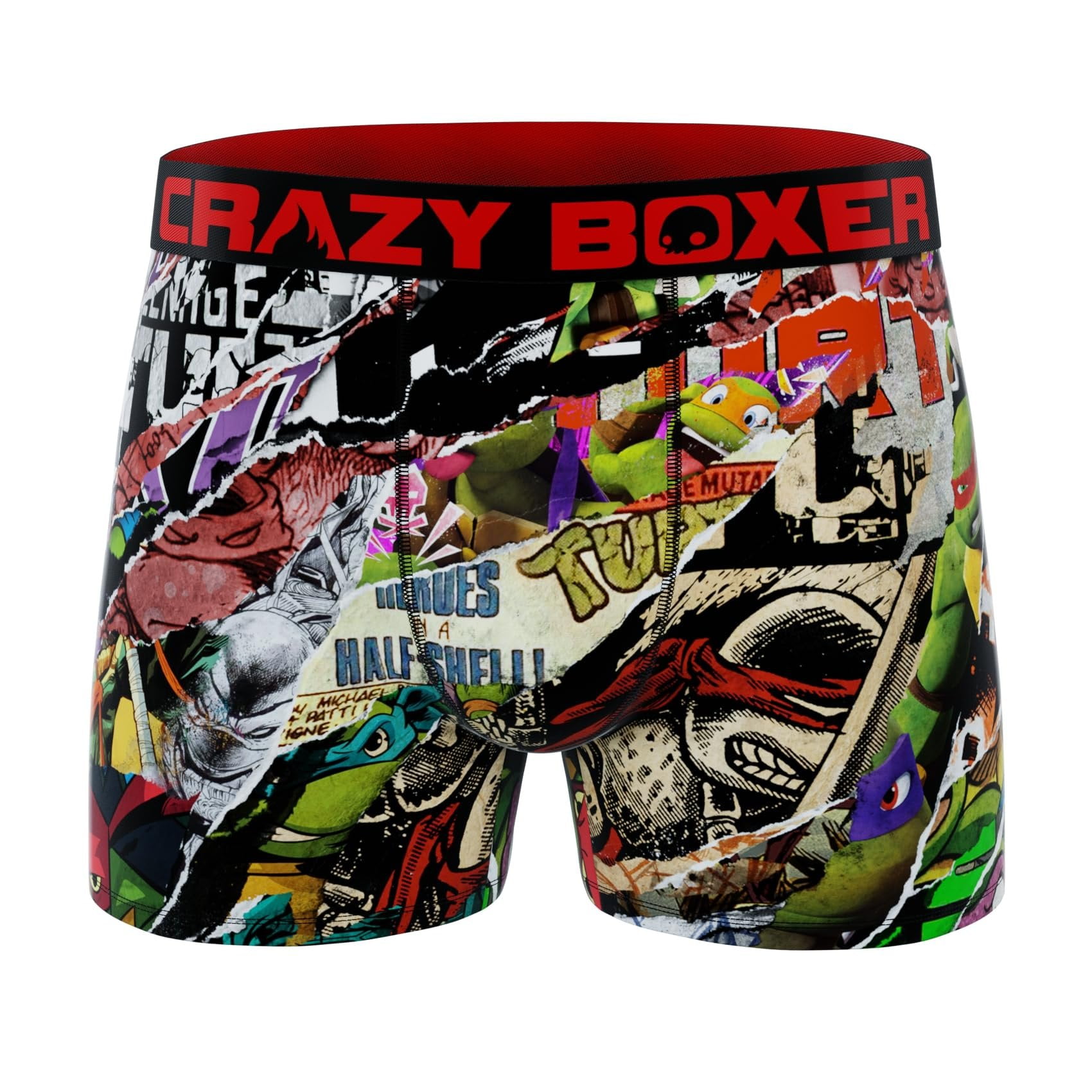 CRAZYBOXER Men's Underwear Ninja Turtles Non-slip waistband Comfortable ...