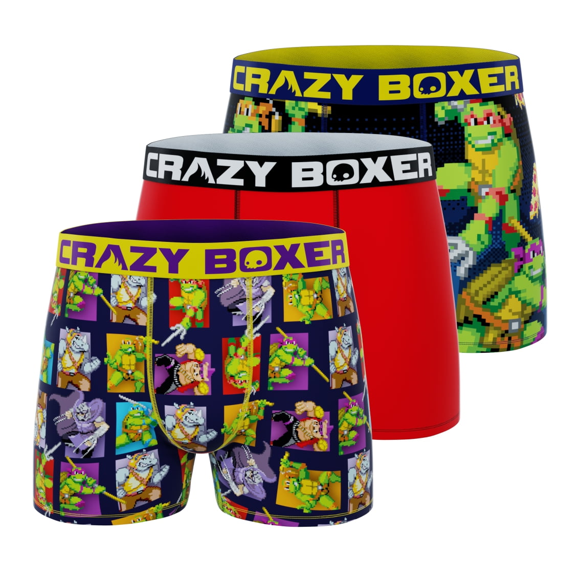 CRAZYBOXER Men's Underwear Ninja Turtles Resistant Distortion-free ...
