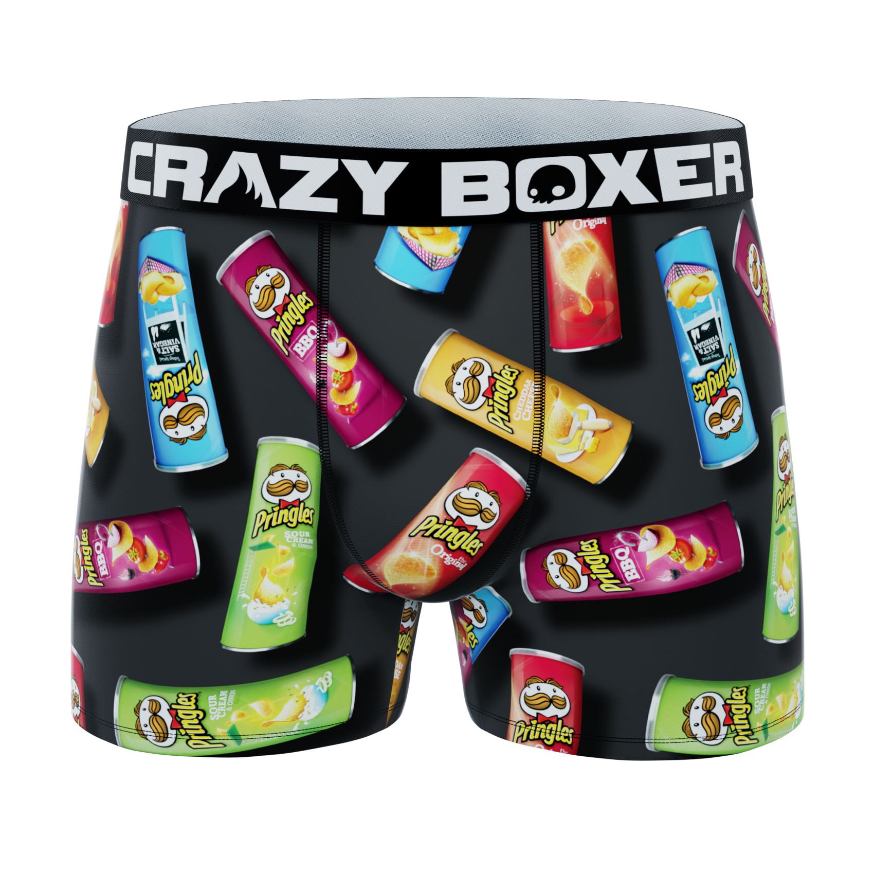 CRAZYBOXER Men's Underwear Pringles Lightweight Comfortable Boxer Brief ...