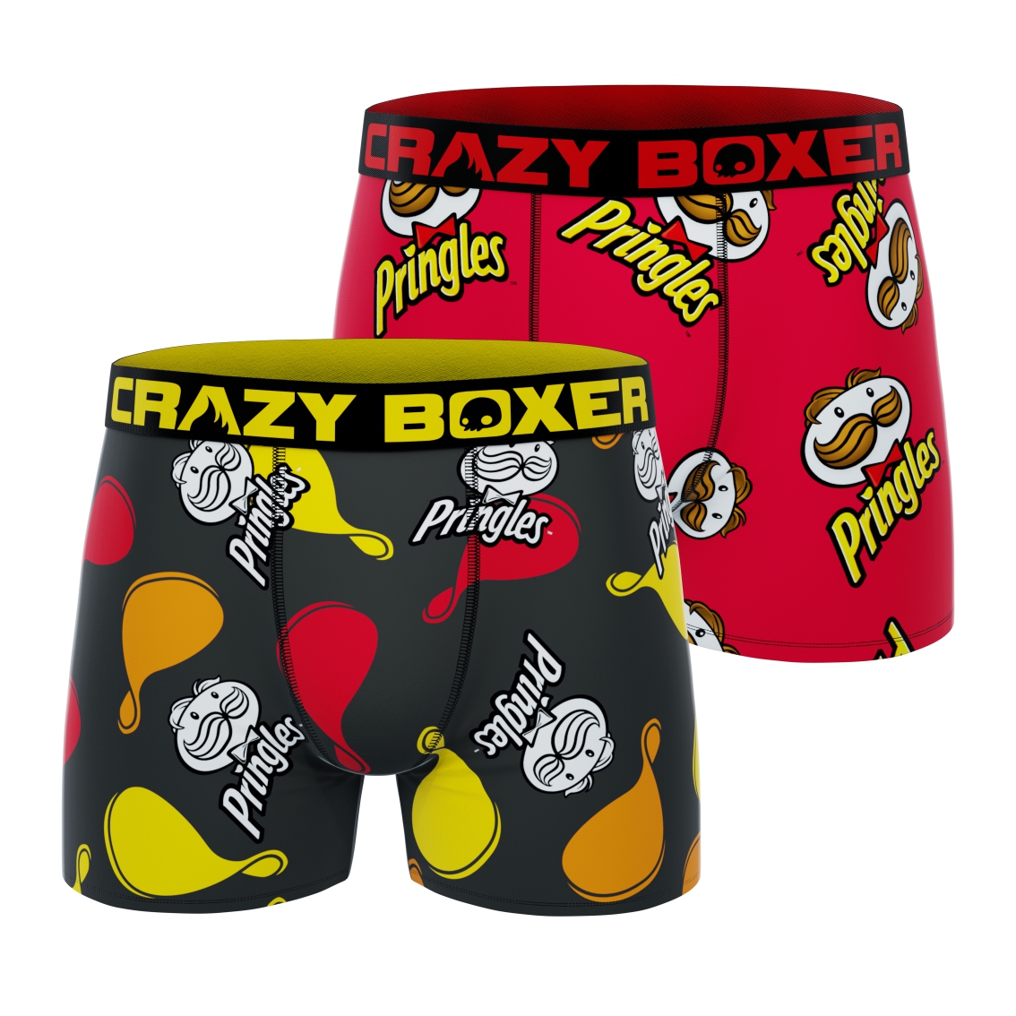 CRAZYBOXER Men's Underwear Pringles Original Lightweight Boxer Brief ...