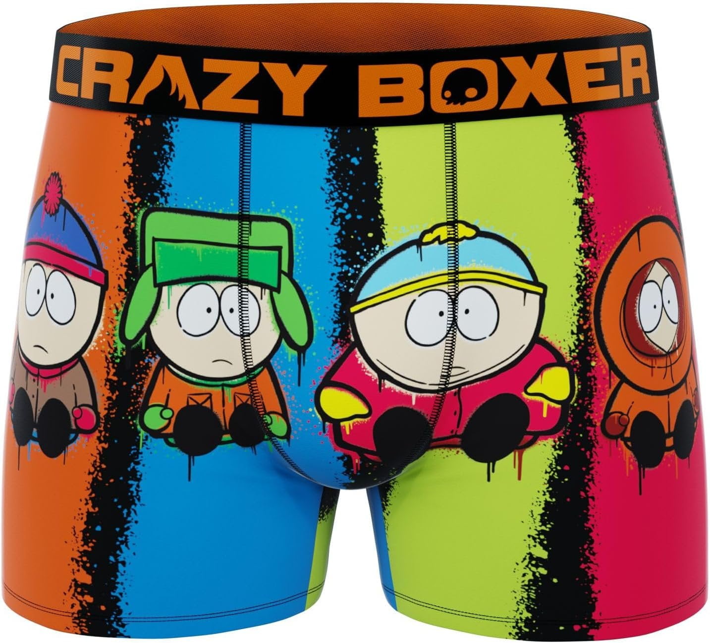 CRAZYBOXER Men's Underwear South Park Freedom of movement Stretch Boxer ...