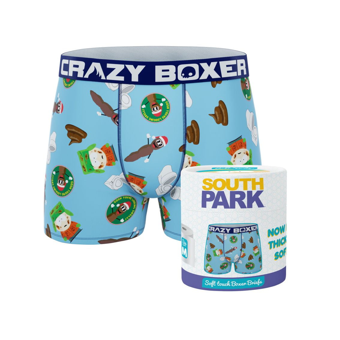 CRAZYBOXER Men's Underwear South Park Freedom of movement Stretch Boxer ...