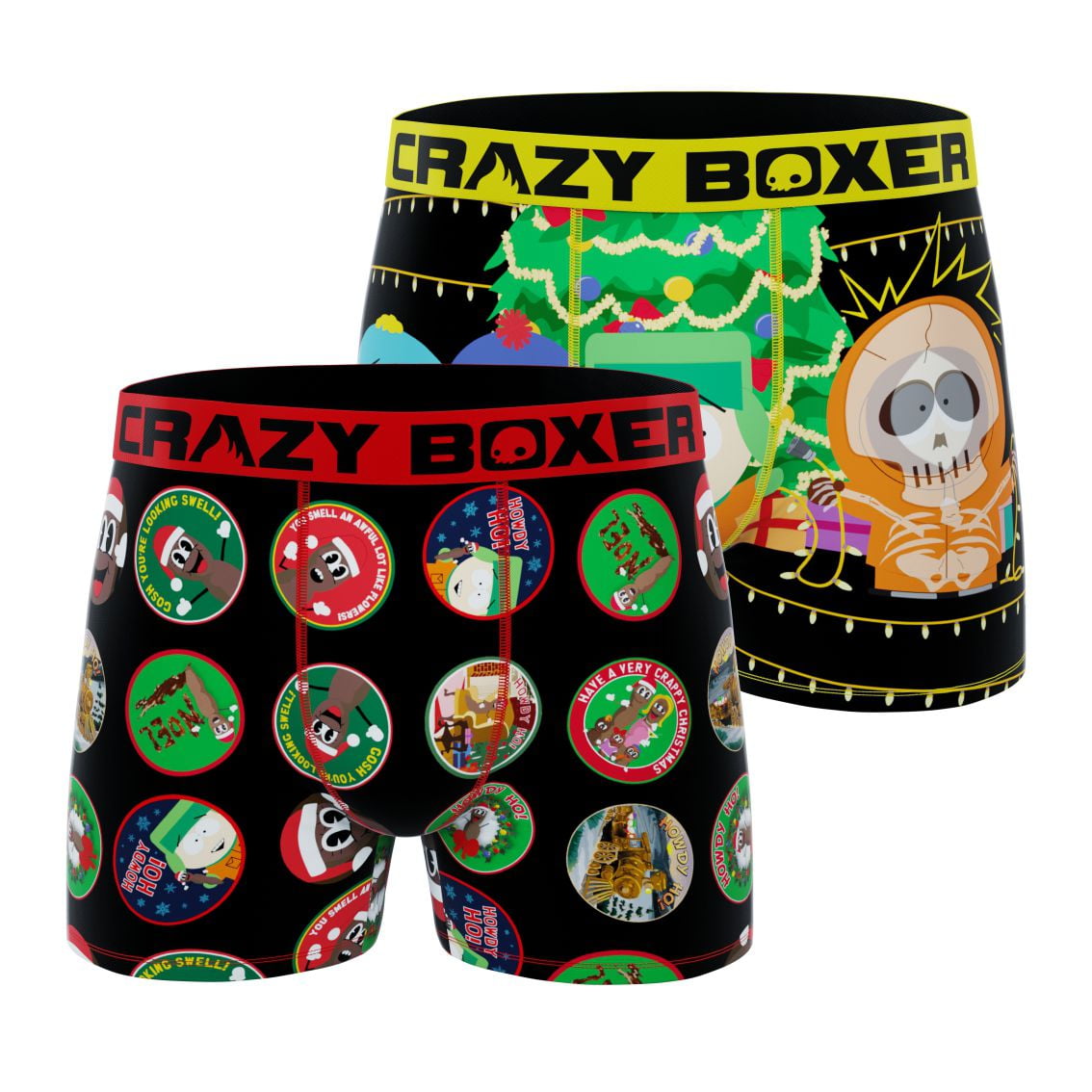CRAZYBOXER Men's Underwear South Park Non-slip waistband Soft Boxer ...