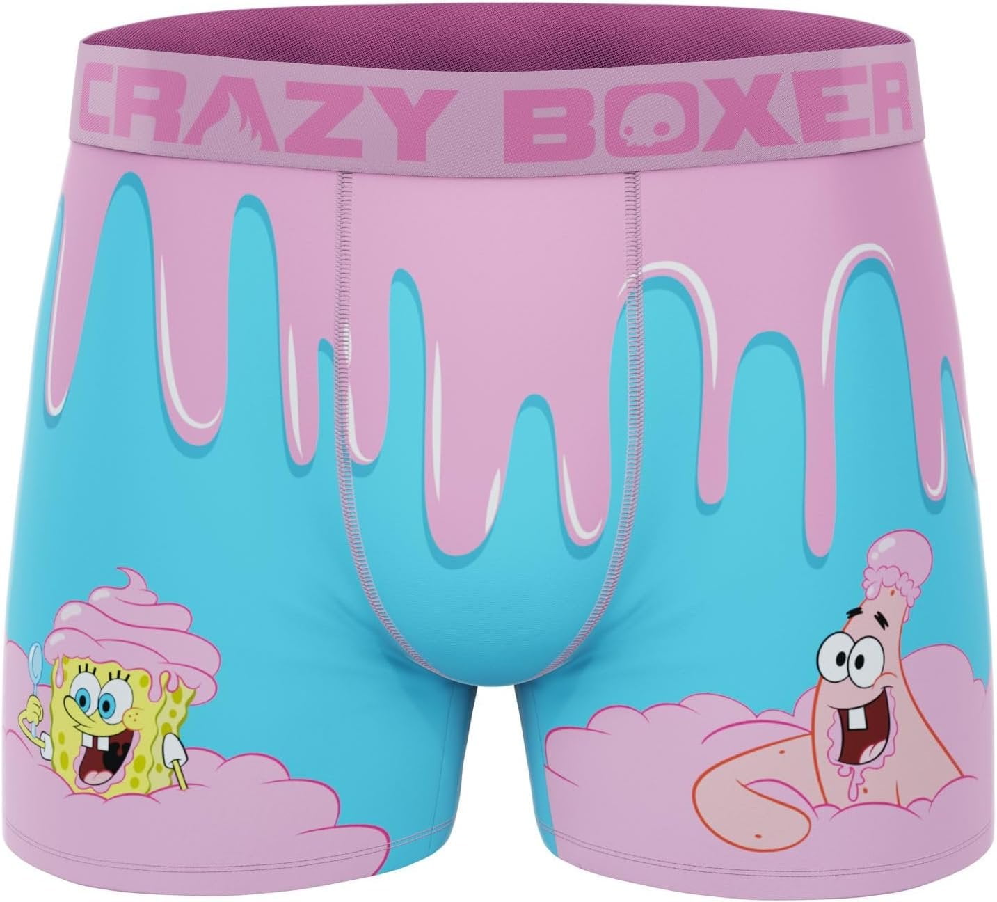 CRAZYBOXER Men's Underwear SpongeBob Freedom of movement Stretch Boxer ...