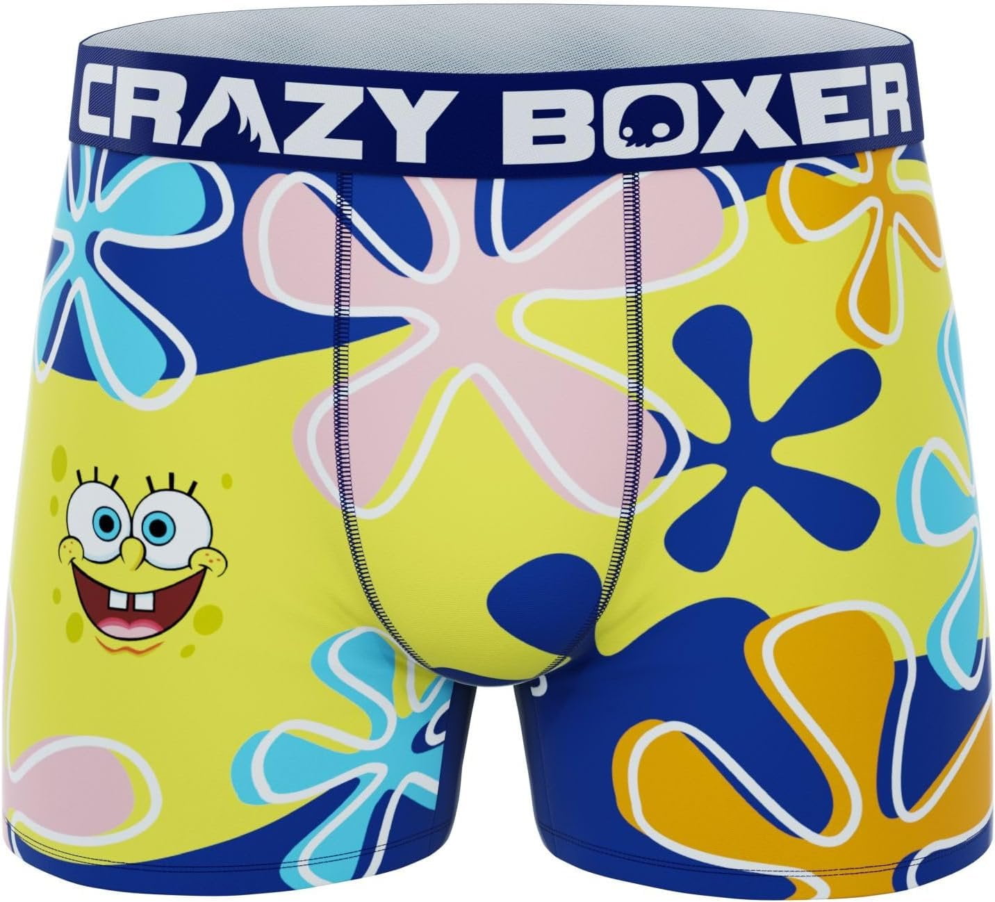 CRAZYBOXER Men's Underwear SpongeBob Freedom of movement Stretch Boxer ...