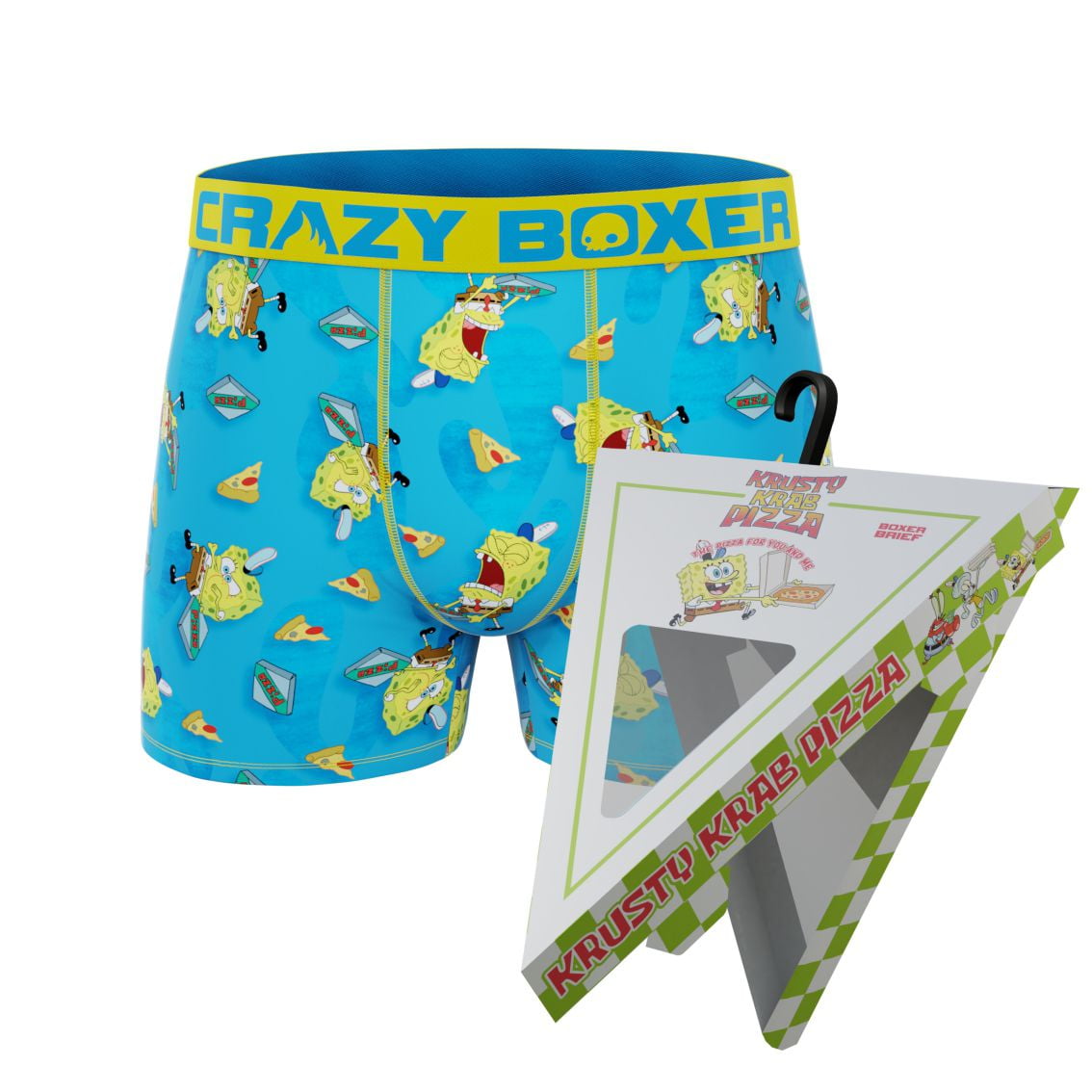 CRAZYBOXER Men's Underwear Spongebob Pizza Box Freedom of movement ...