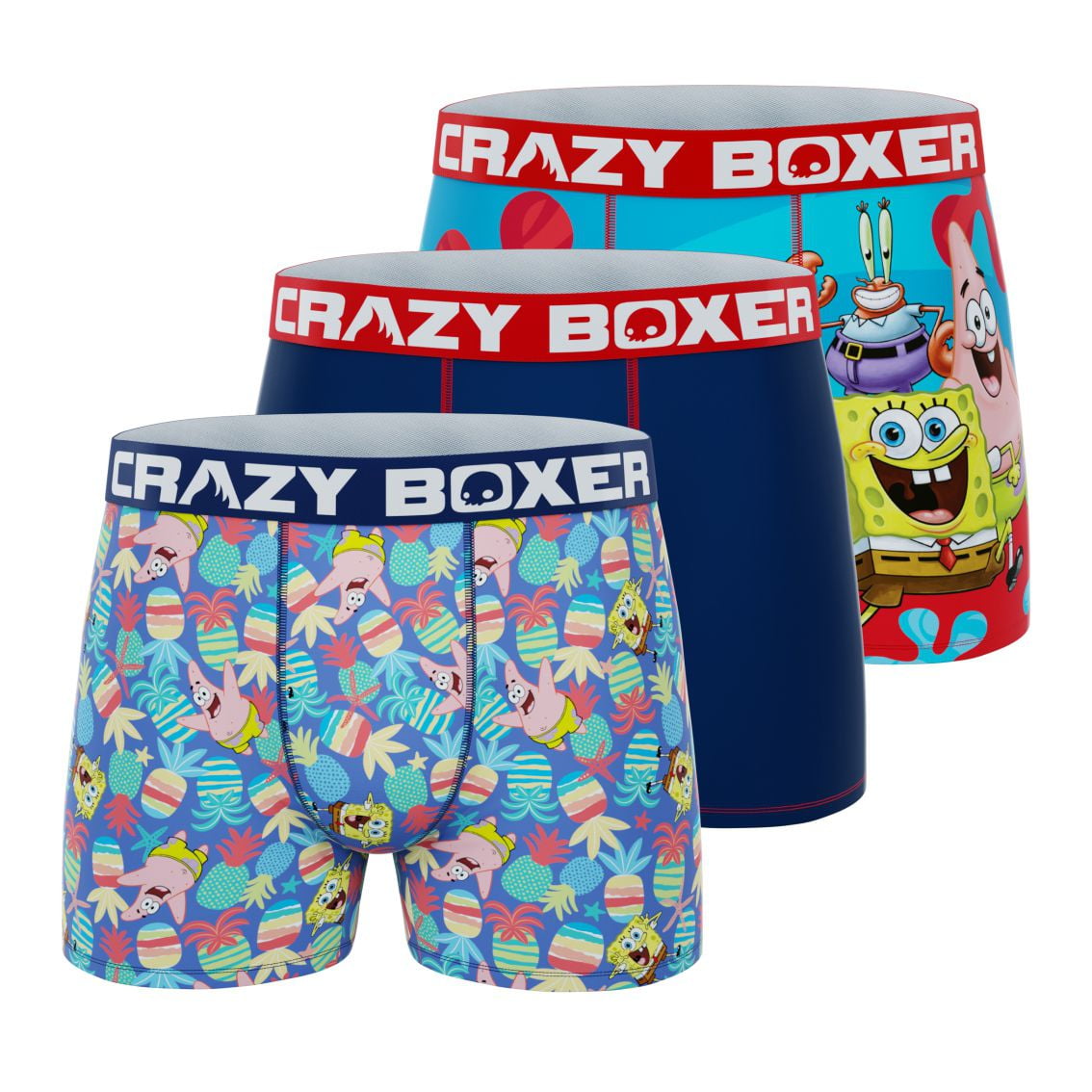 CRAZYBOXER Men's Underwear Spongebob Squarepants Comfortable Perfect ...