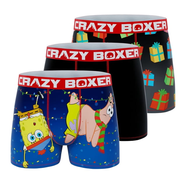 CRAZYBOXER Men's Underwear Spongebob Squarepants Distortion-free Soft ...