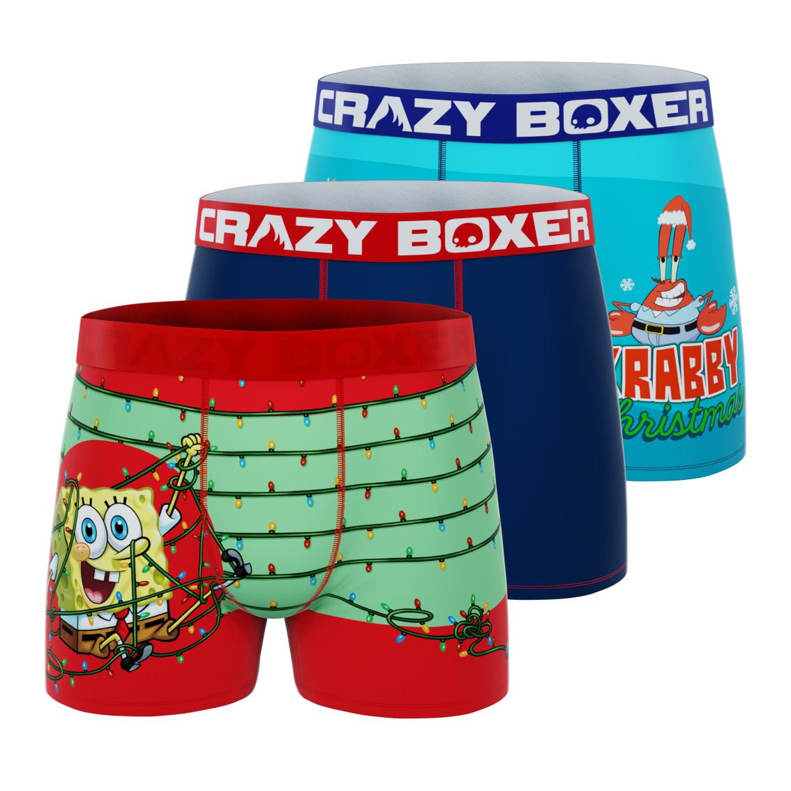 CRAZYBOXER Men's Underwear Spongebob Squarepants Distortion-free Soft ...