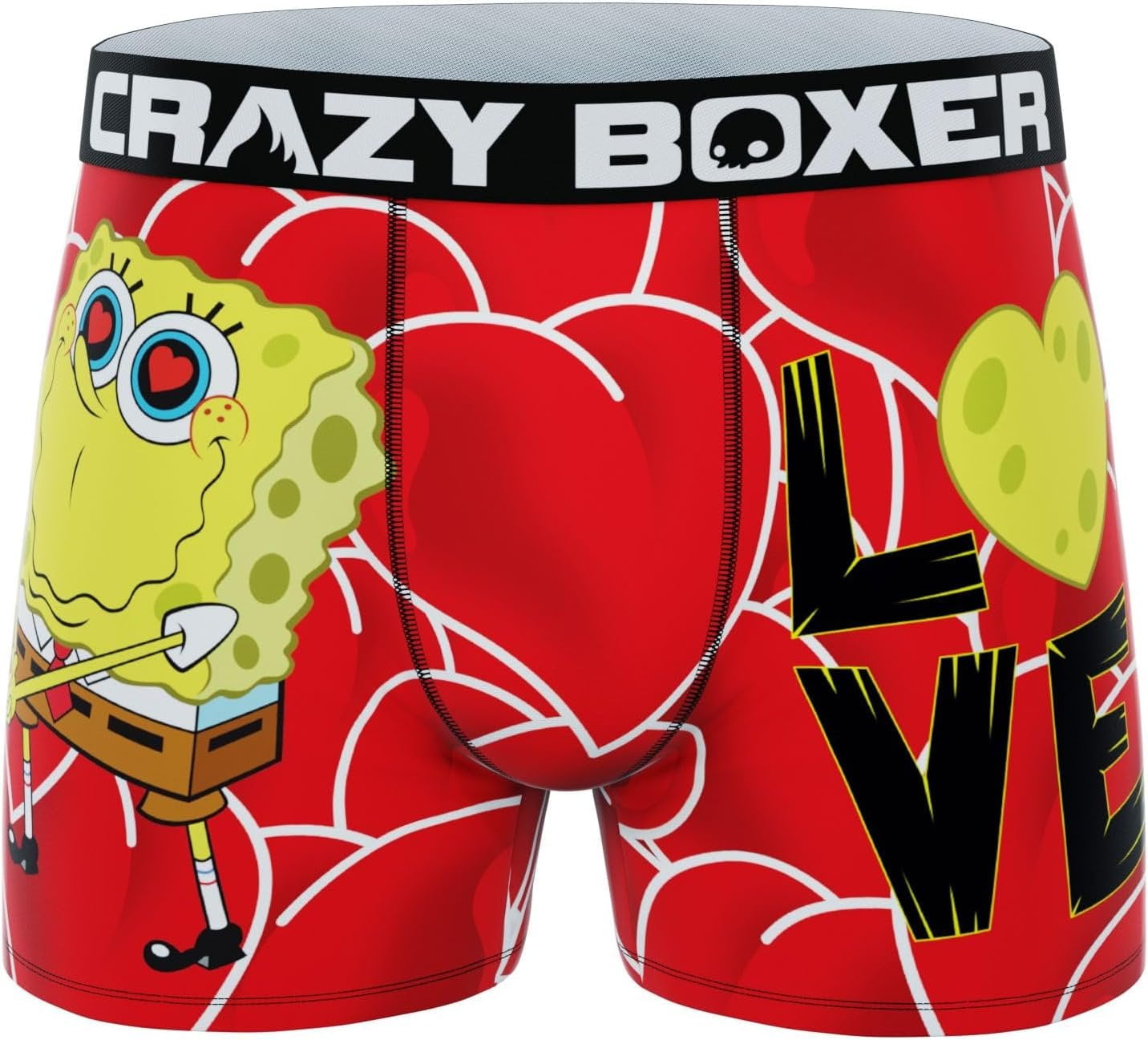 CRAZYBOXER Men's Underwear Spongebob Squarepants Valentine's Non-slip ...
