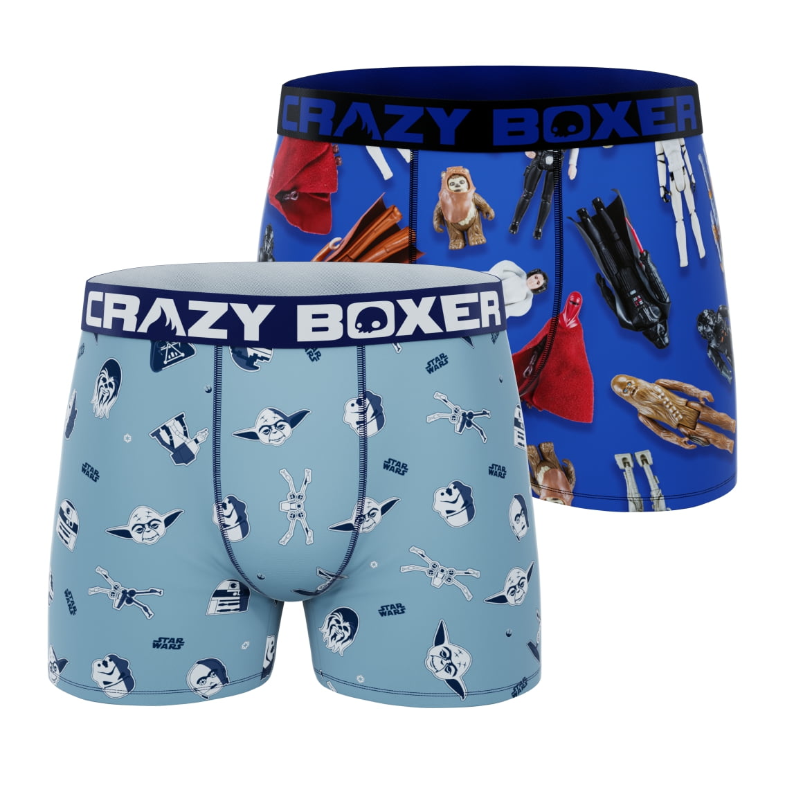 CRAZYBOXER Men's Underwear Star Wars Soft Lightweight Boxer Brief Non ...