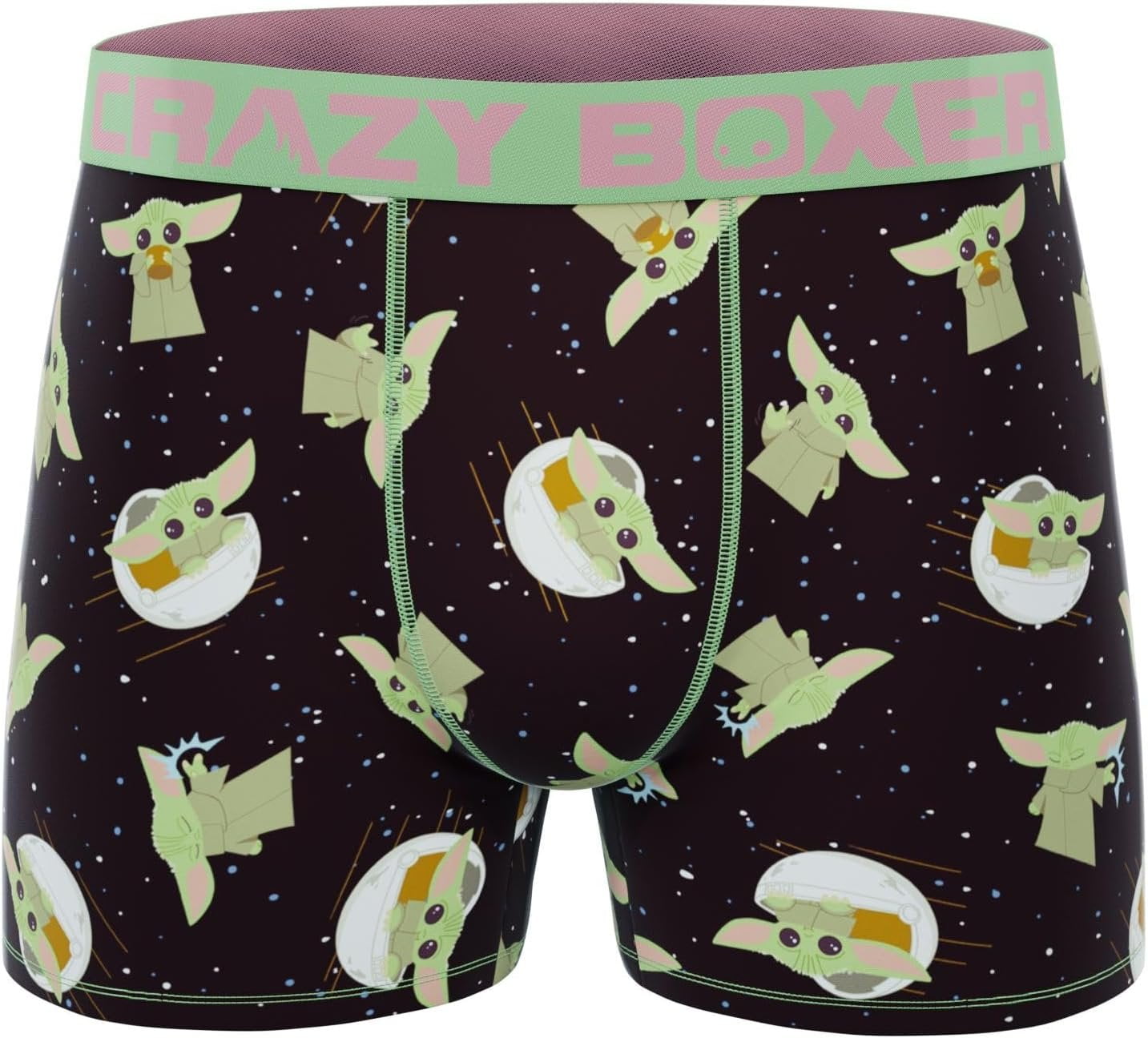 CRAZYBOXER Men's Underwear The Mandalorian Baby Yoda Stretch Breathable ...