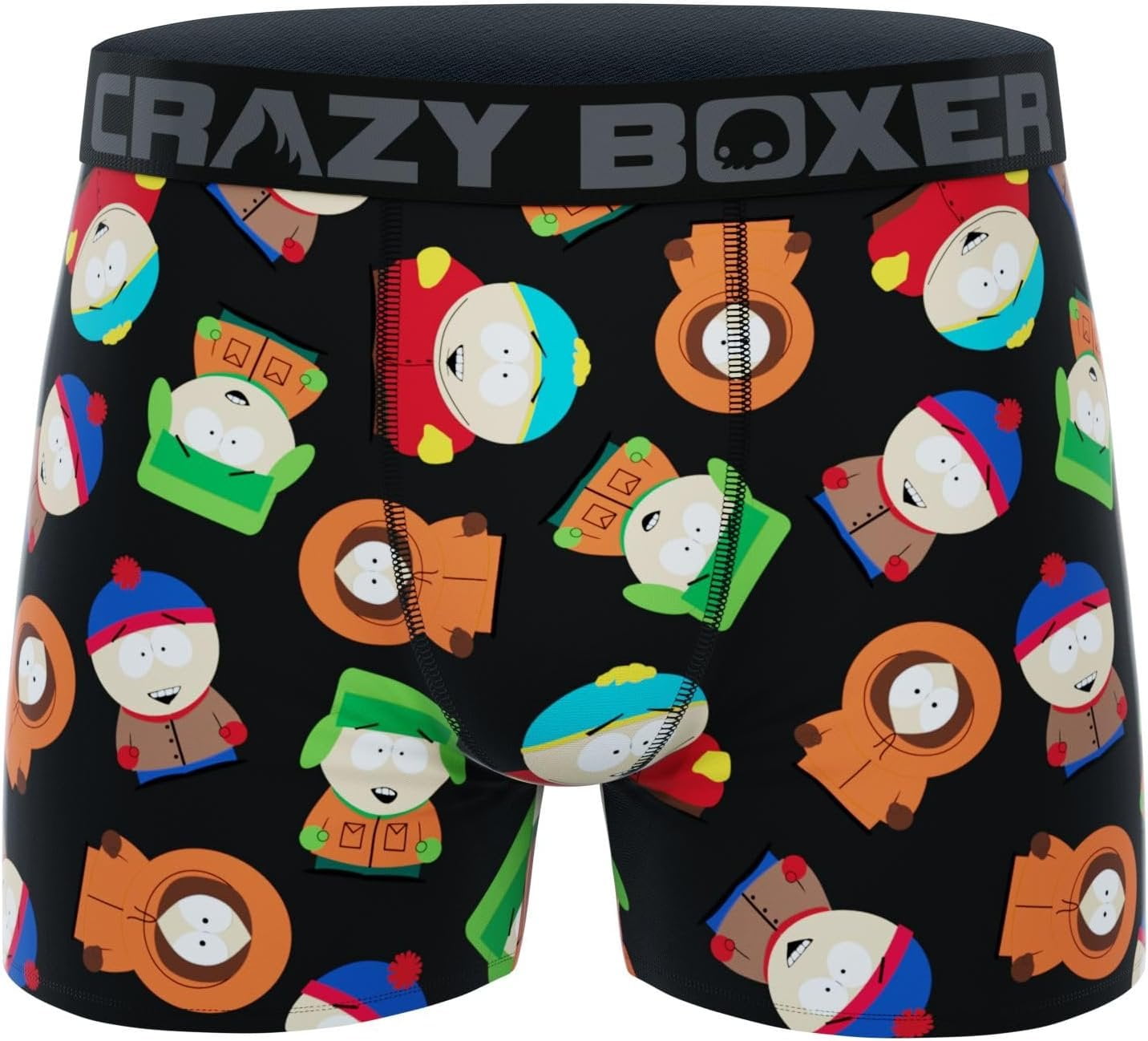 CRAZYBOXER South Park Characters All Over Men's Boxer Briefs (Box ...