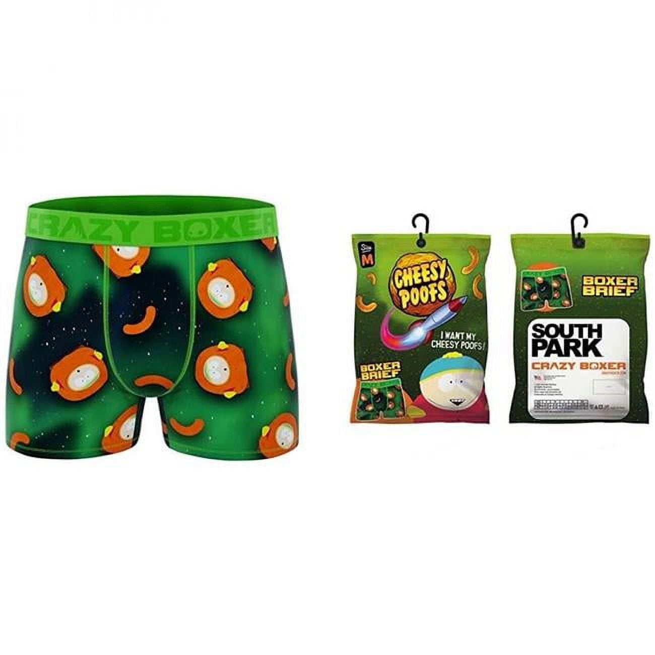 CRAZYBOXER South Park Cheesy Poofs Men's Boxer Briefs (Foil Bag ...