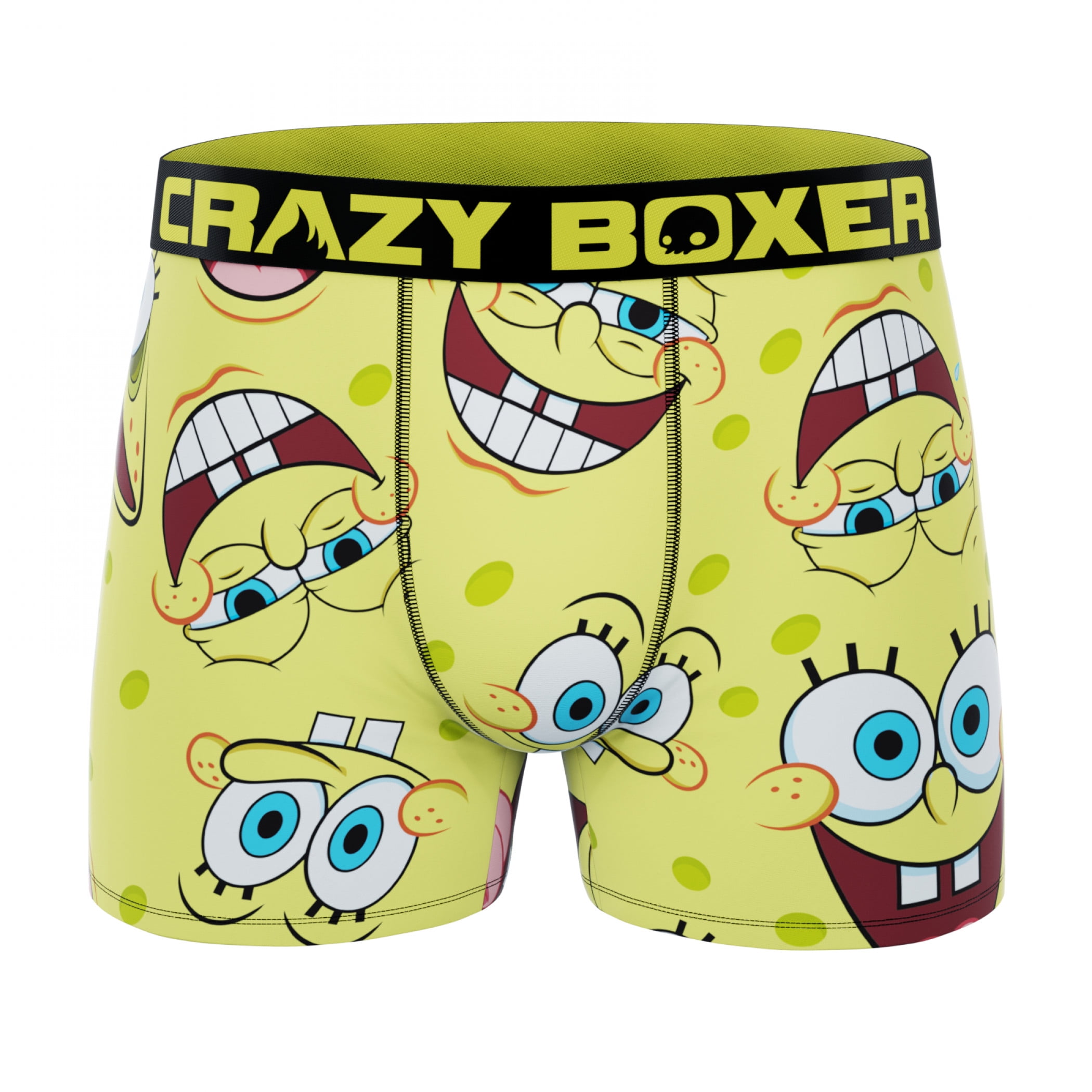 CRAZYBOXER Spongebob Face Men's Boxer Briefs - Walmart.com
