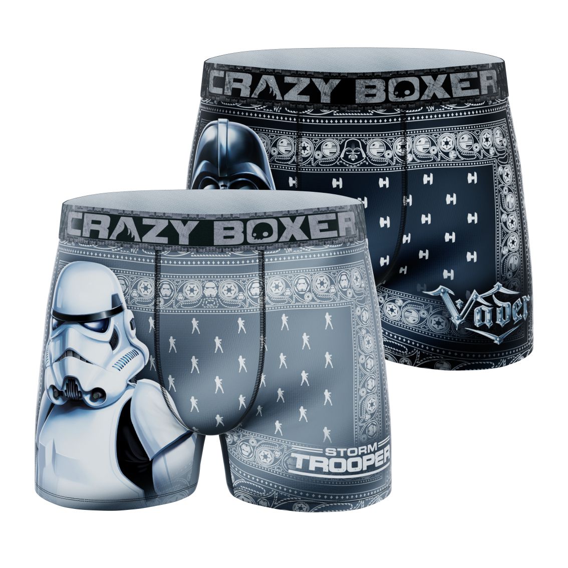 CRAZYBOXER Star Wars Darth Vader Men's Boxer Briefs (2 Pack) - Walmart.com