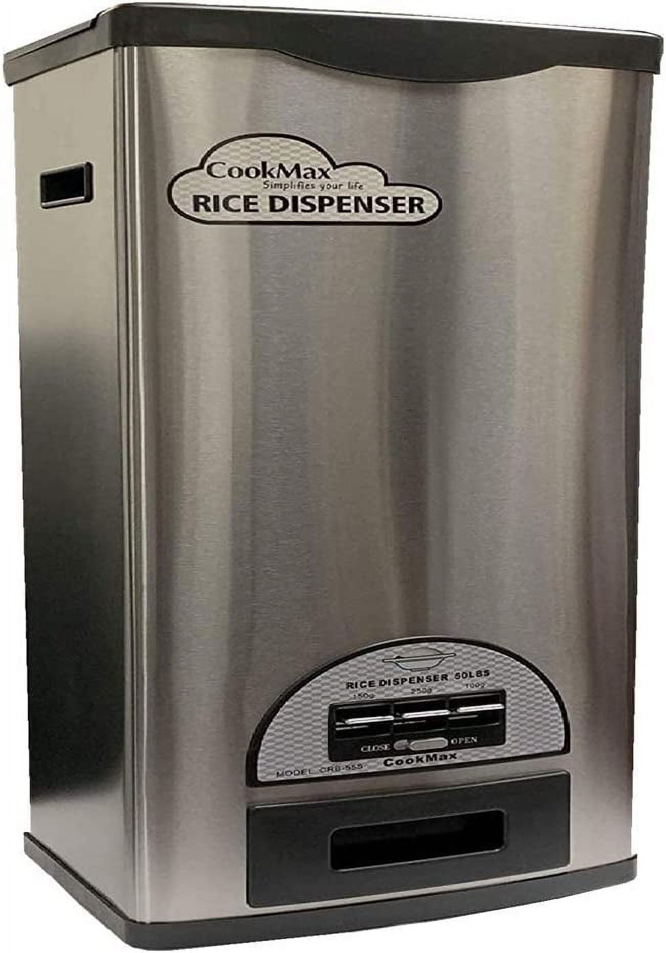 CRB-33S Stainless Steel Rice Dispenser 30 Pounds, rice dispenser By C&H ...
