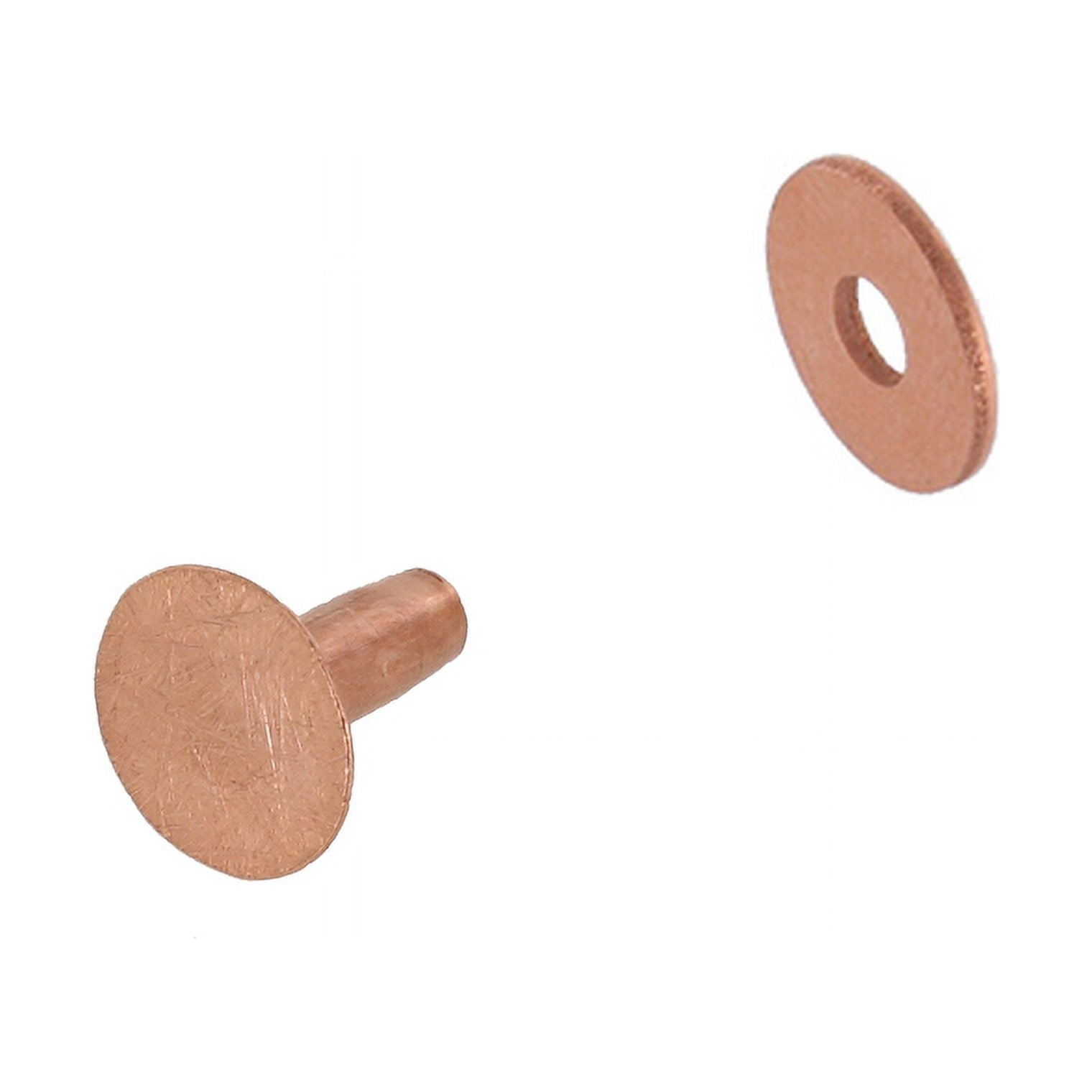CRB08 #8 Copper Rivets w/ Burrs, Solid Copper (1lb. bag) - Walmart.com