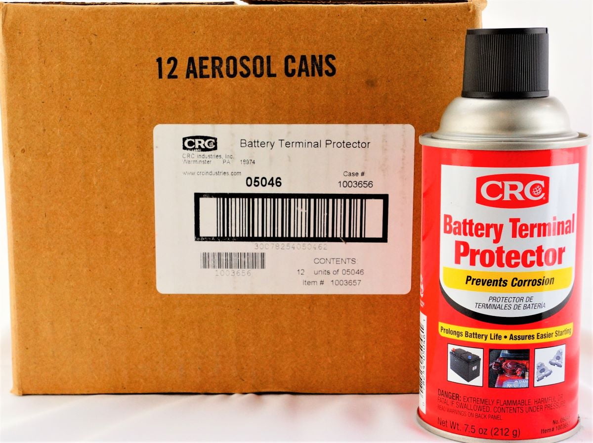 CRC 05046 Battery Terminal Protector Automotive Cleaners, 7.5oz, 12 ...