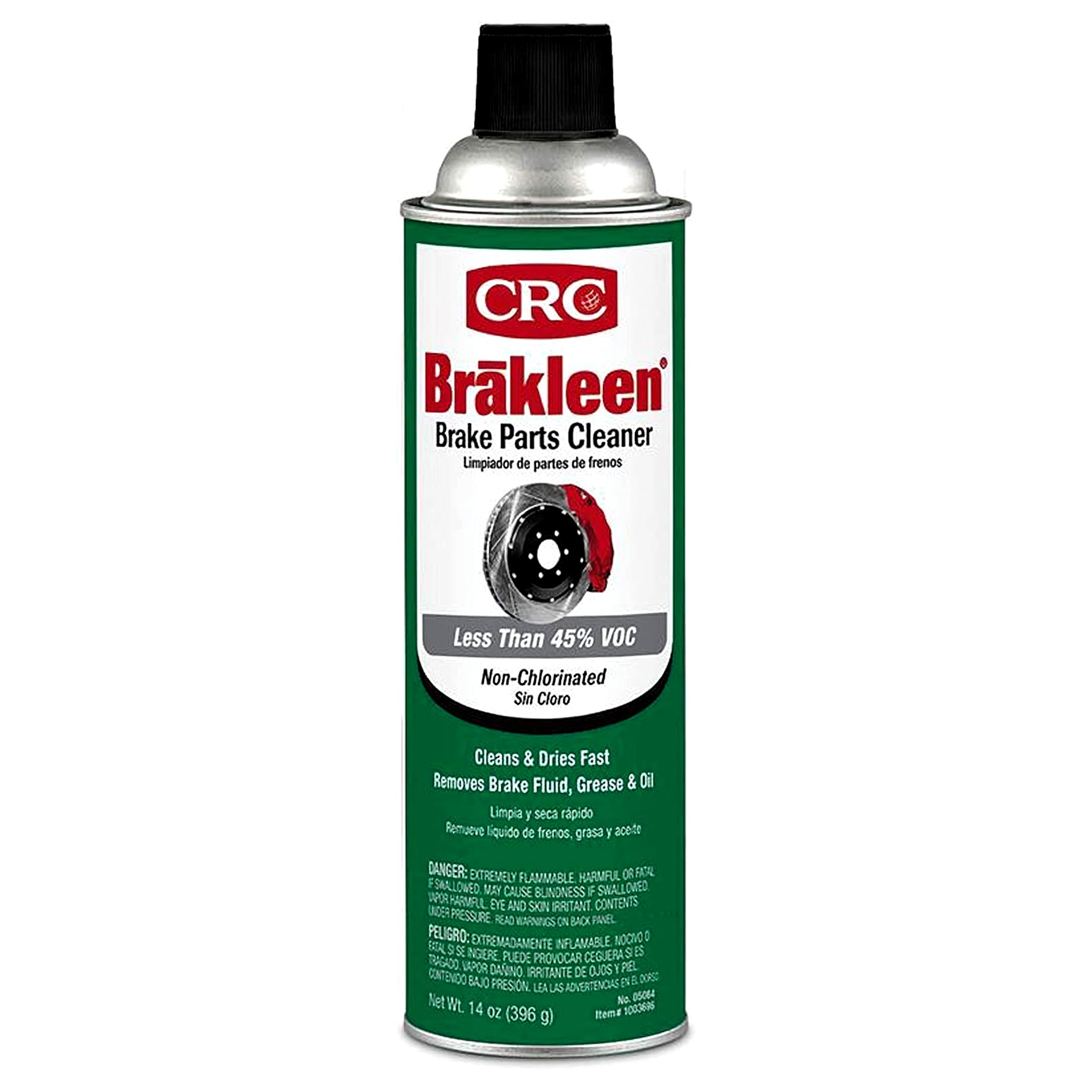 CRC Brakleen Brake Parts Cleaner Non-Chlorinated - Low VOC - 14 oz ...