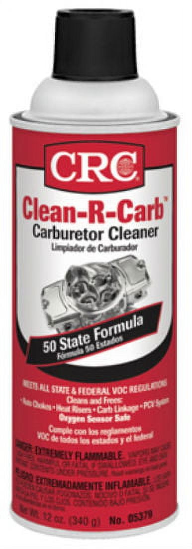 CRC 05379 Clean-R-Carb Carburetor & Choke Cleaner, 12 Oz, Each ...