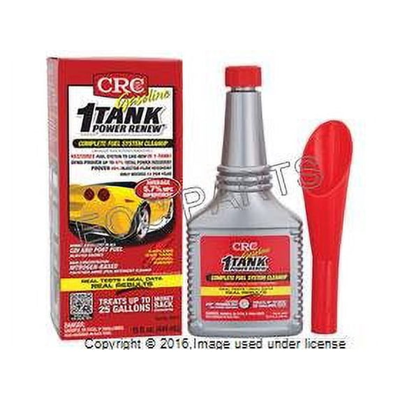 CRC Fuel System Cleaner - Gas Additive, 1-Tank Power Renew, Complete ...