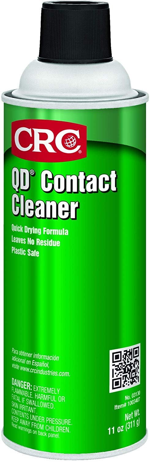 Crc QD Contact Cleaner, 11 oz Aerosol Can, Quick Dry, Unscented 03130 ...
