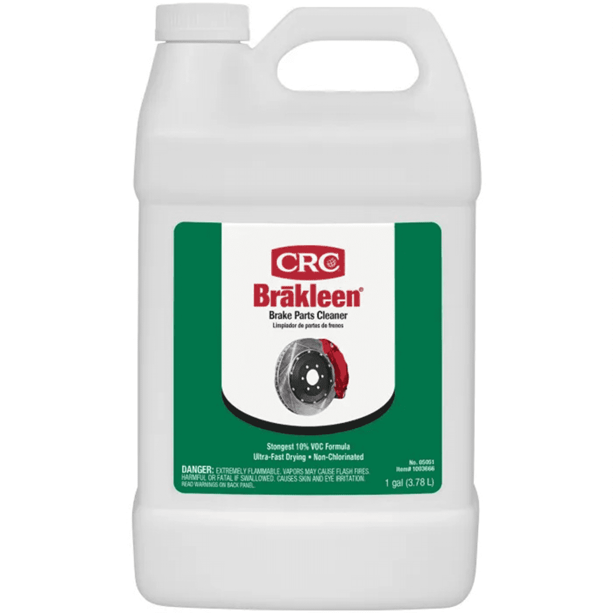 CRC Industries, Brake Parts Cleaner, 1X1GL, Non-Chlor 50 State ...